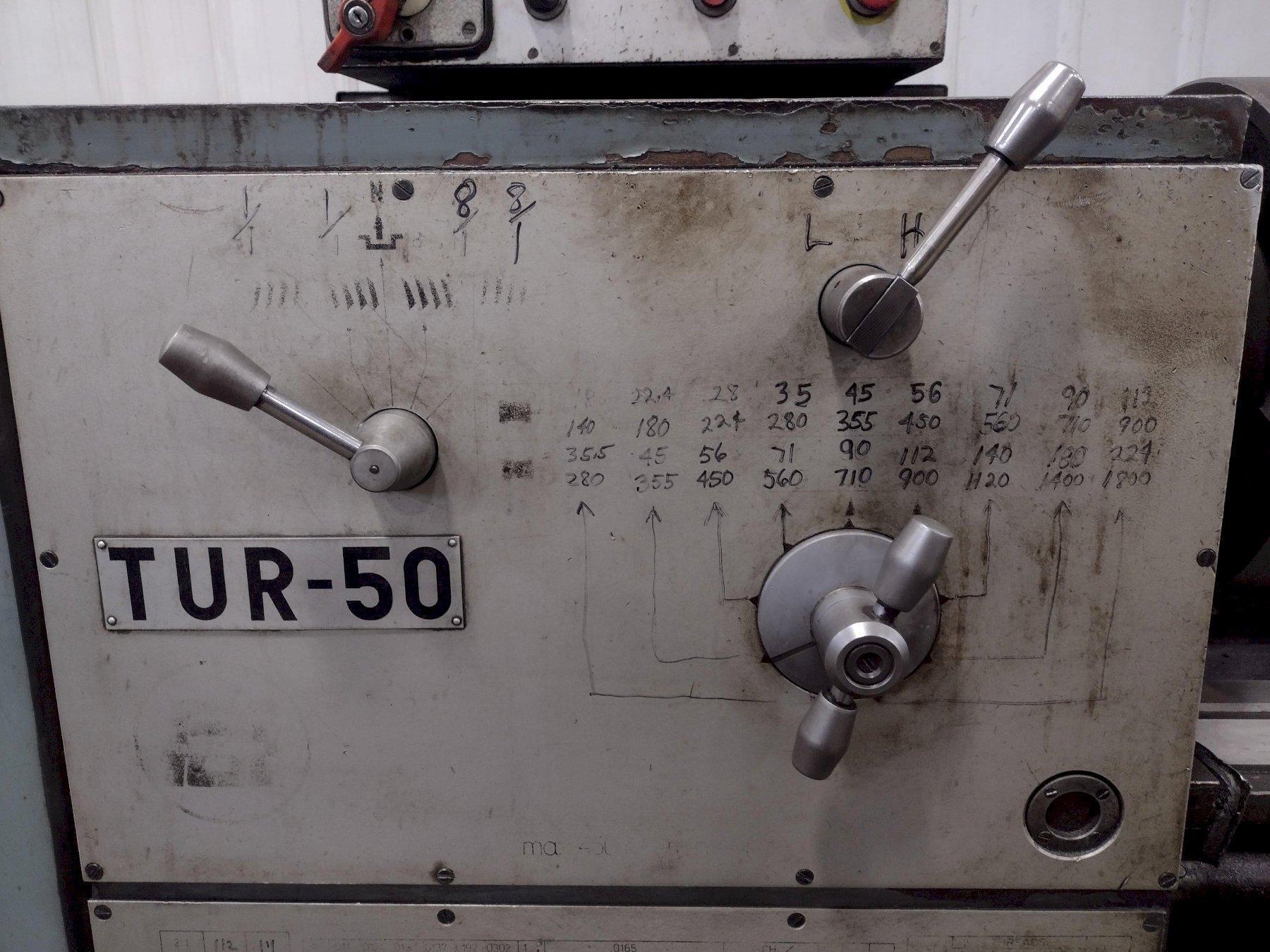 18″ X 82″ TOOLMEX MODEL TUR-50 ENGINE LATHE. STOCK # 1264022 | G-2000 Inc.