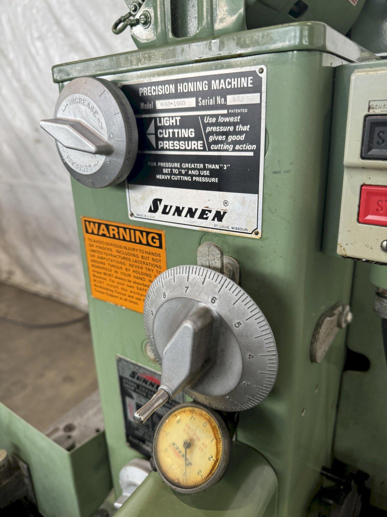 SUNNEN MBB-1660 PRECISION HONING MACHINE WITH TOOLING. STOCK # 0871824 | G-2000 Inc.