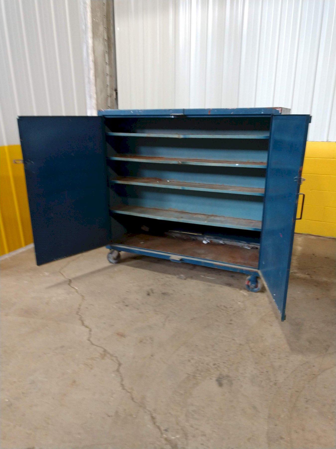 LARGE BLUE PORTABLE JOB BOX: STOCK #12388