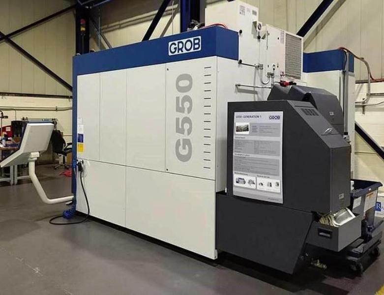 GROB MODEL G550-1851 5-AXIS HORIZONTAL MACHINING CENTER | Blumberg ...