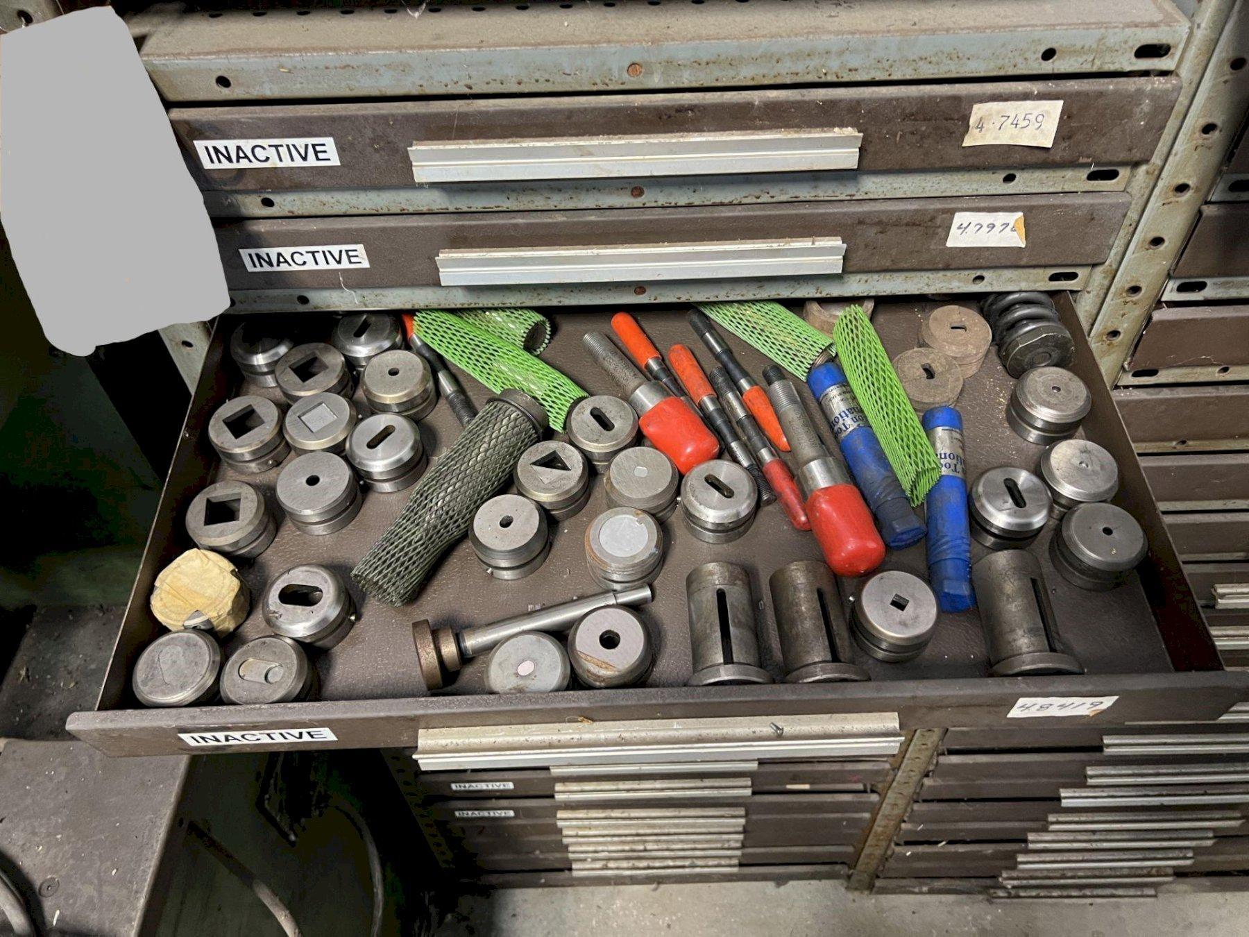 STRIPPIT SONIC 18/30 PUNCH MACHINE AND CORNER NOTCHER W/ TOOLING. STOCK ...