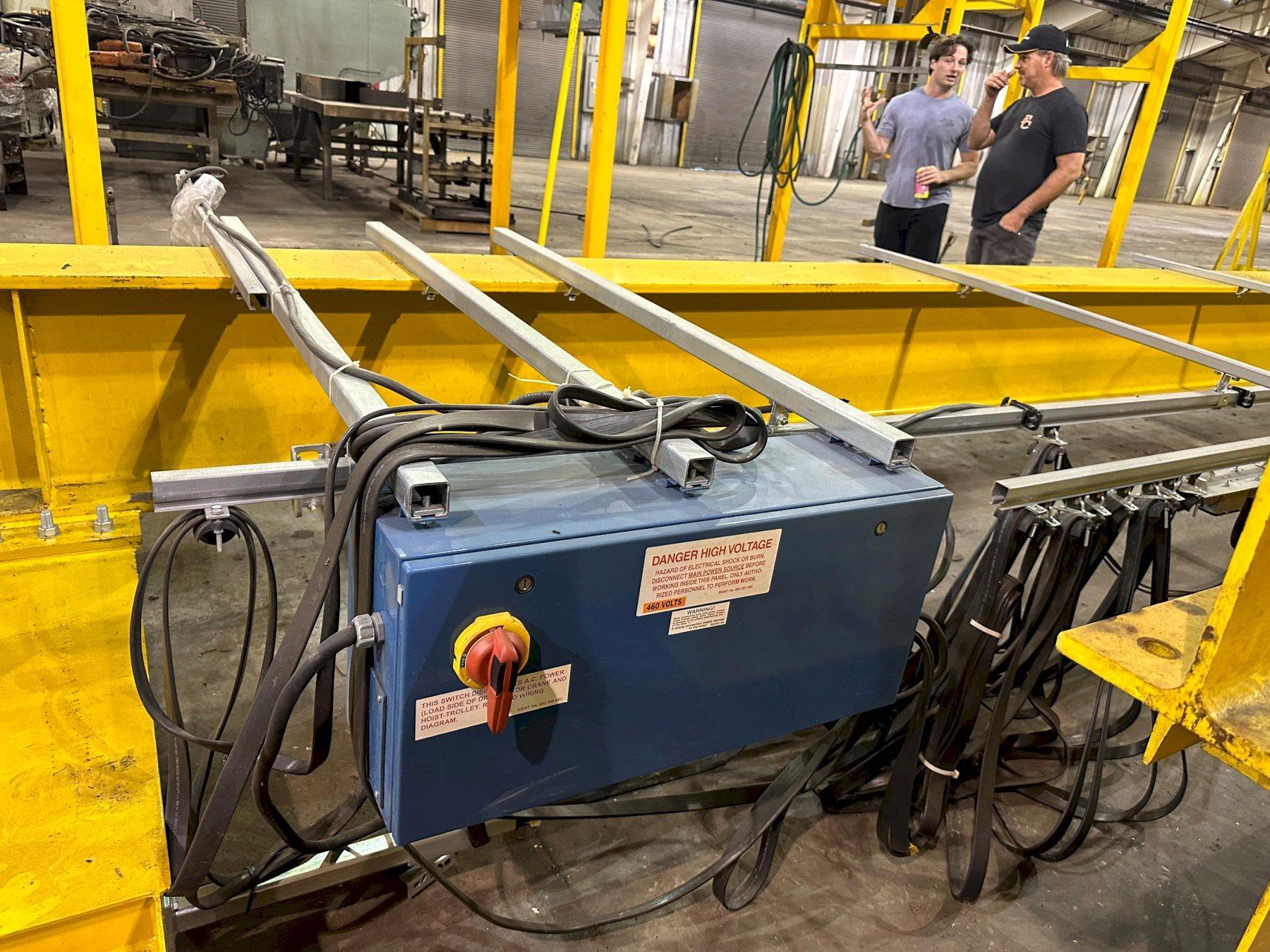 7.5 TON X 48′ TEREX/DEMAG OVERHEAD BRIDGE CRANE WITH RUNWAY. (NEW IN ...