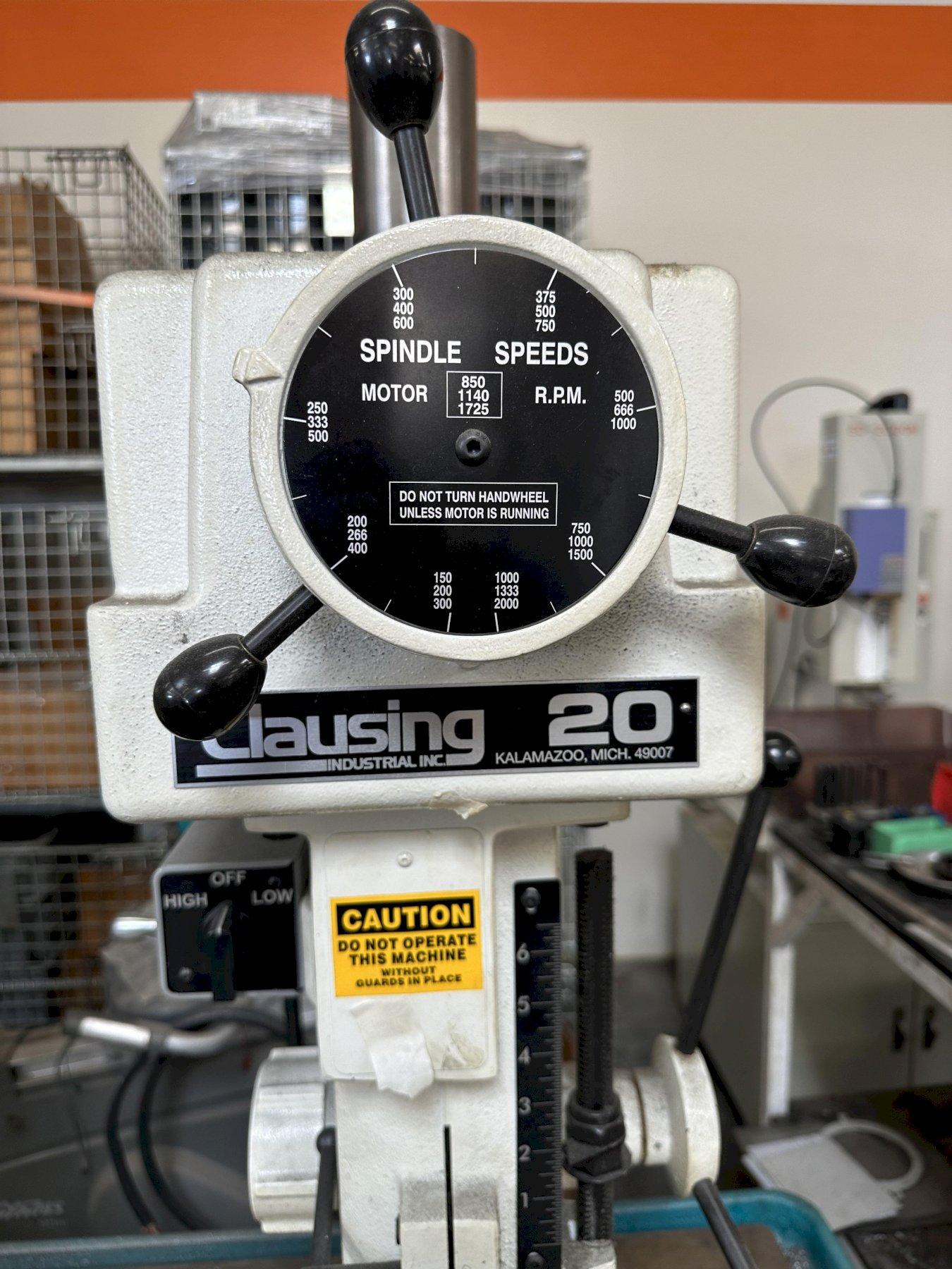 Clausing 20” 3 Head Variable Speed Drill Press Bank Gang Drill Press ...