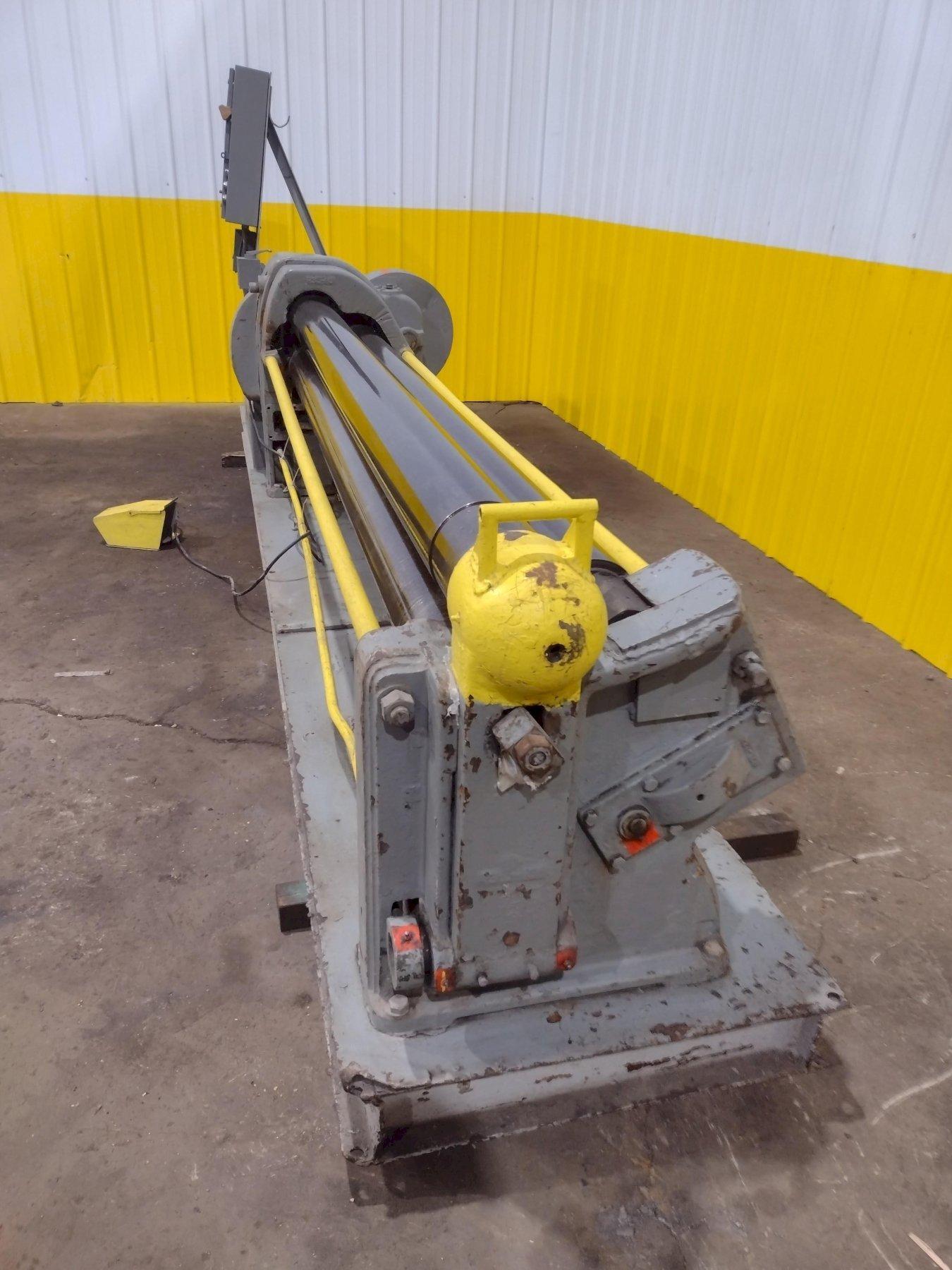 8′ X 10 GAUGE WEBB R3L INITIAL PINCH PLATE BENDING ROLL: STOCK #19870