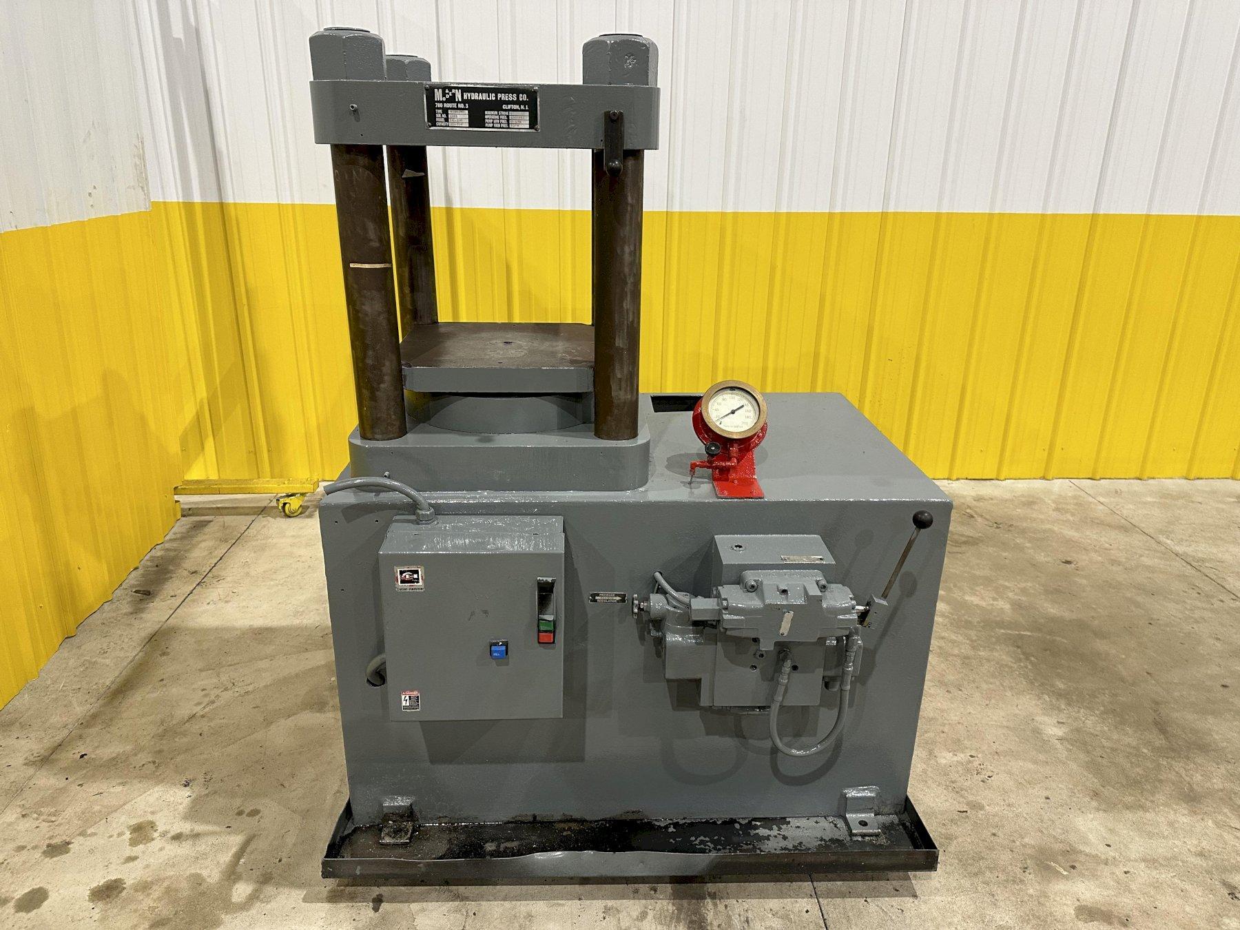 200 TON MODERN HYDRAULIC PRESS CO. MODEL 1A-200 4-POST PRESS: STOCK #20512