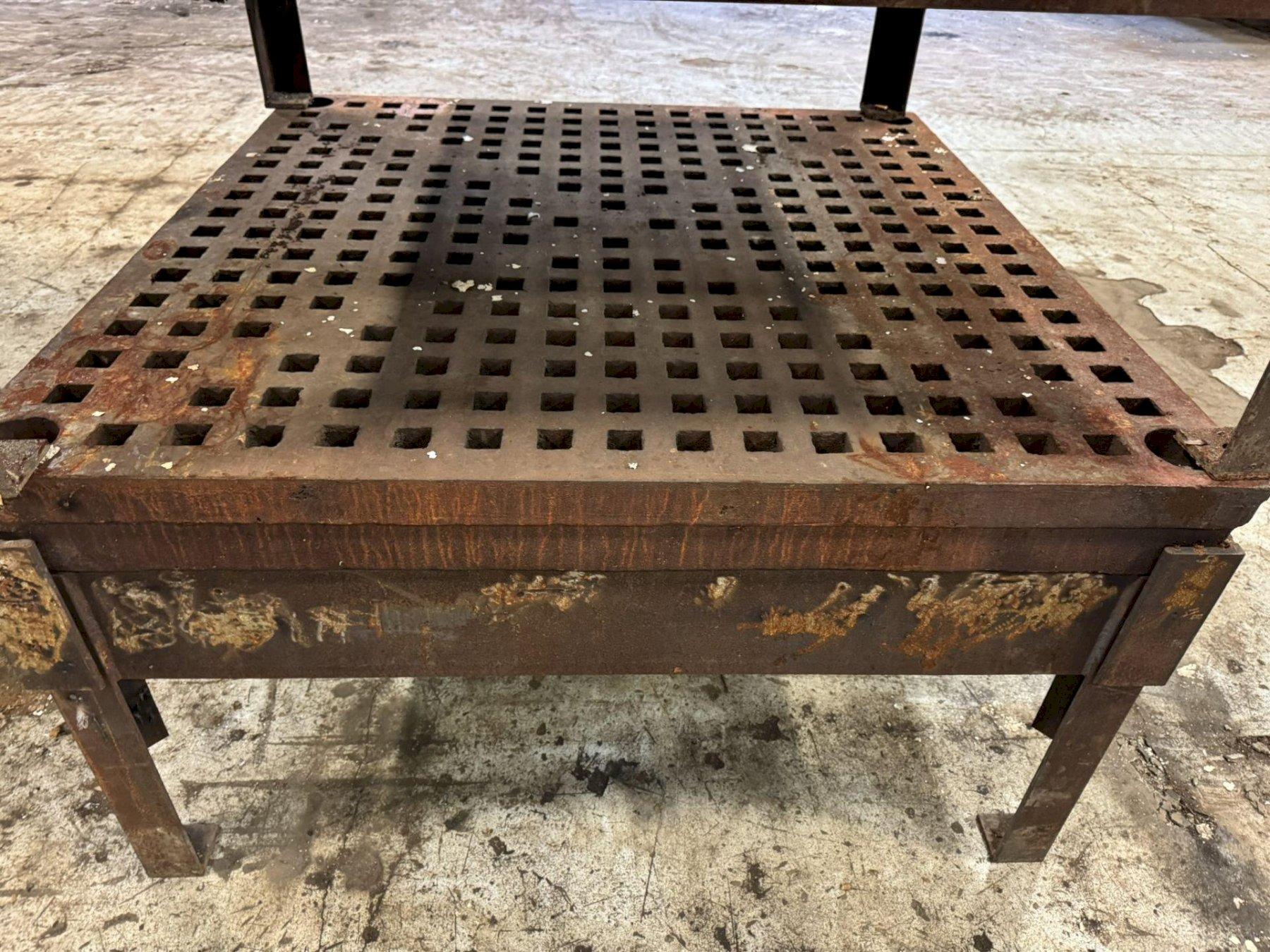 60″ X 60″ X 36″H ACORN WELDING TABLE W/ STAND. STOCK # 0340525. | G ...