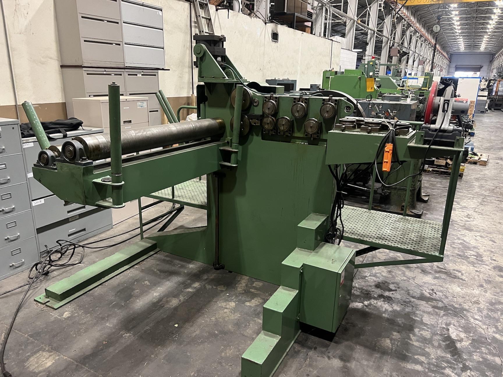 Chun Zu Series 1 powered uncoiler with Straightener and motorized ...