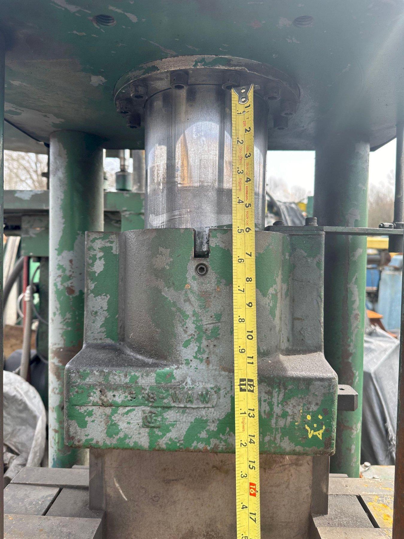 150 TON WHITNEY MODEL #765 HYDRAULIC SHEAR FOR ANGLE, FLATS, AND ...