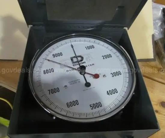 10,000 LBS DILLION DYNAMOMETER CRANE SCALE: STOCK #17243