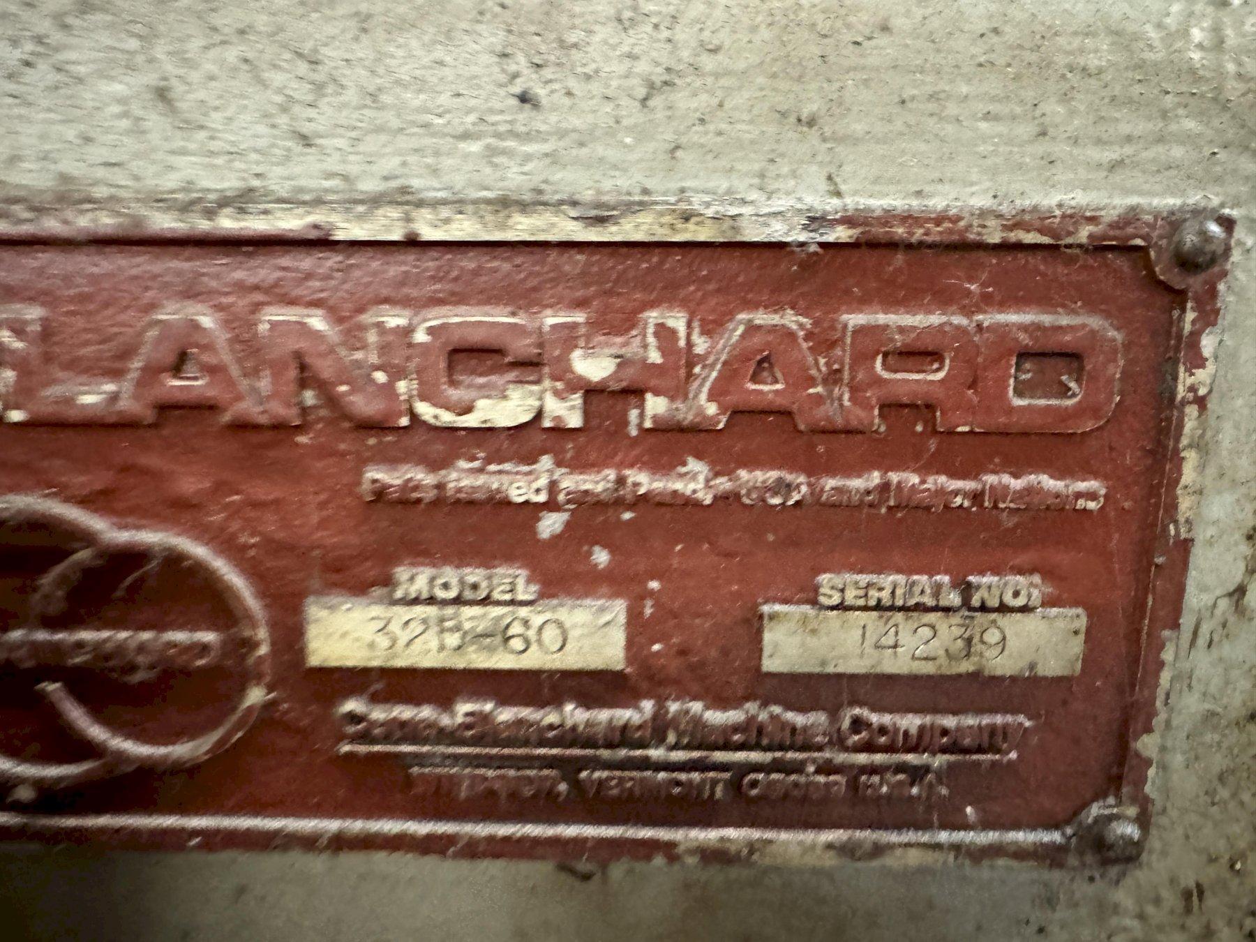 60″ BLANCHARD MODEL #32D-60 ROTARY SURFACE GRINDER: STOCK #22403