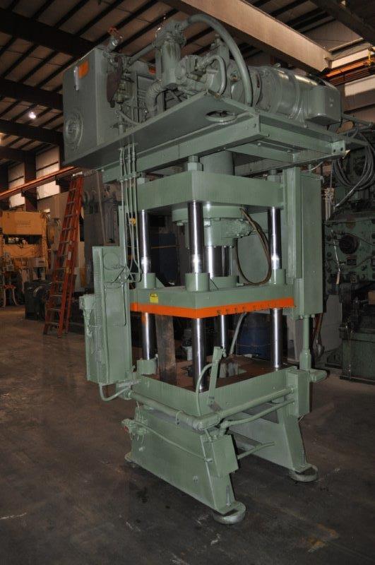 250 TON DAKE HYDRAULIC 4 POST PRESS | D&D Industries, Inc.