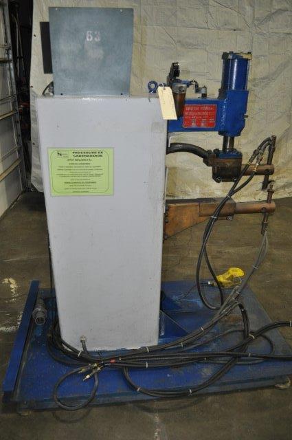 100 KVA BRITISH FEDERAL SPOT WELDER | D&D Industries, Inc.