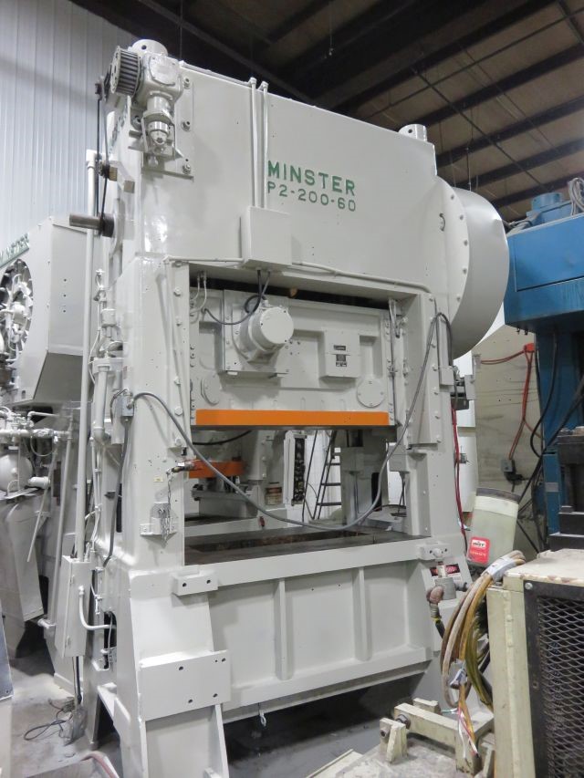 200 TON MINSTER SSDC | D&D Industries, Inc.