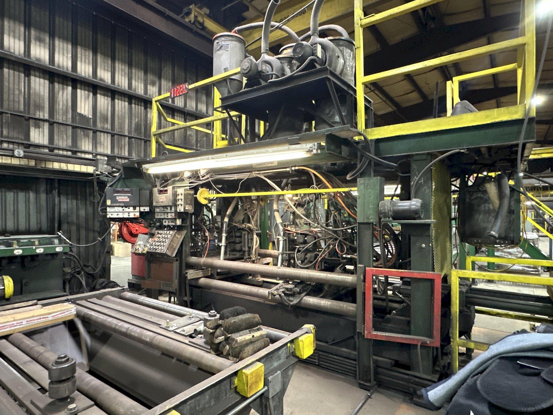 60″ CONRAC PULL THROUGH AUTOMATIC I-BEAM WELDER MACHINE. STOCK #0664925 ...