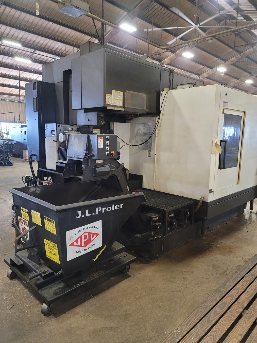 OKUMA MILLAC 761V II, X-60″, Y-30″, Z-25″, 70″ X 28″ TABLE, 4TH AXIS ...