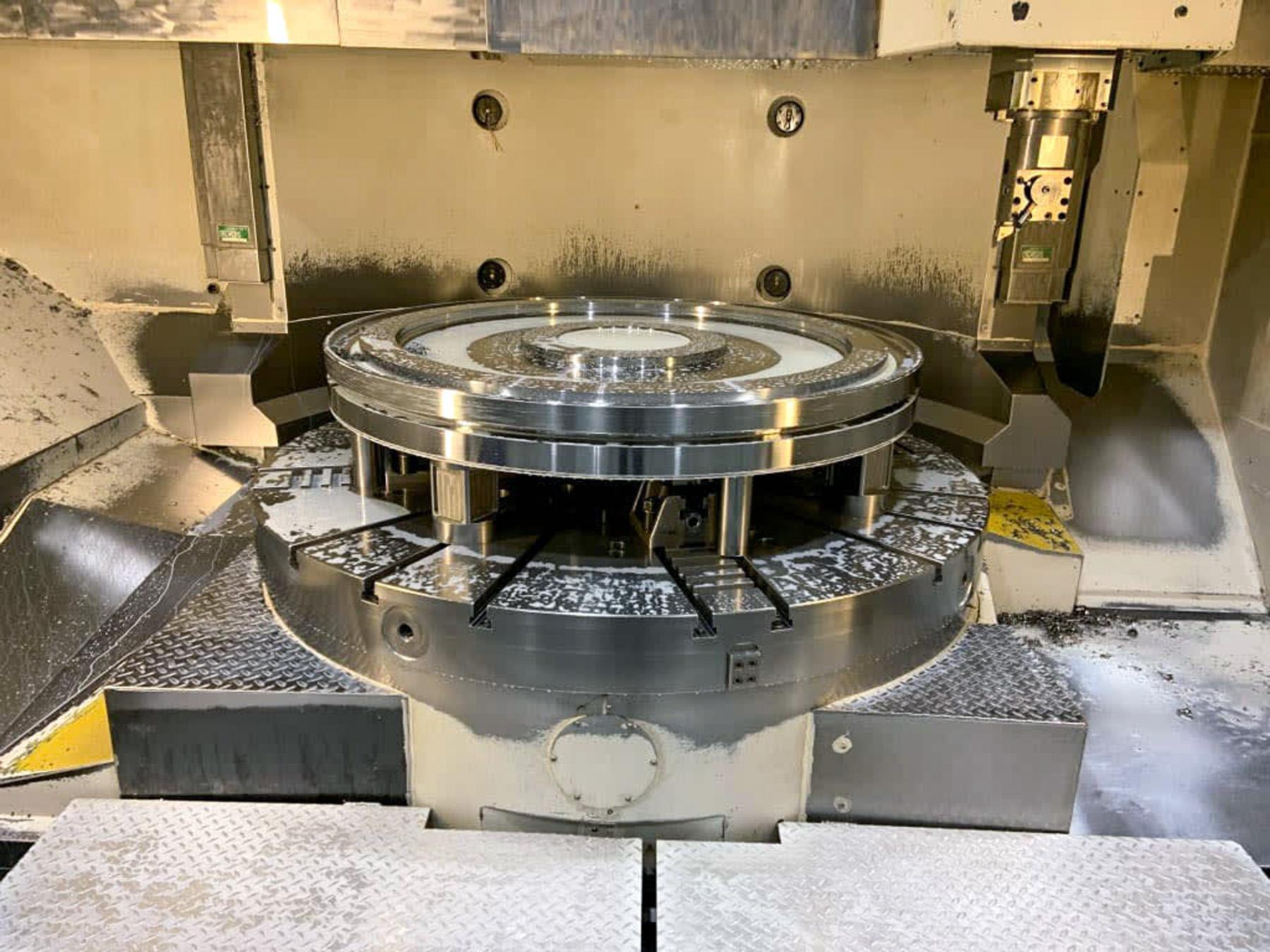 USED, MAG GIDDINGS & LEWIS VTC 2000 ADJUSTABLE RAIL CNC VERTICAL ...