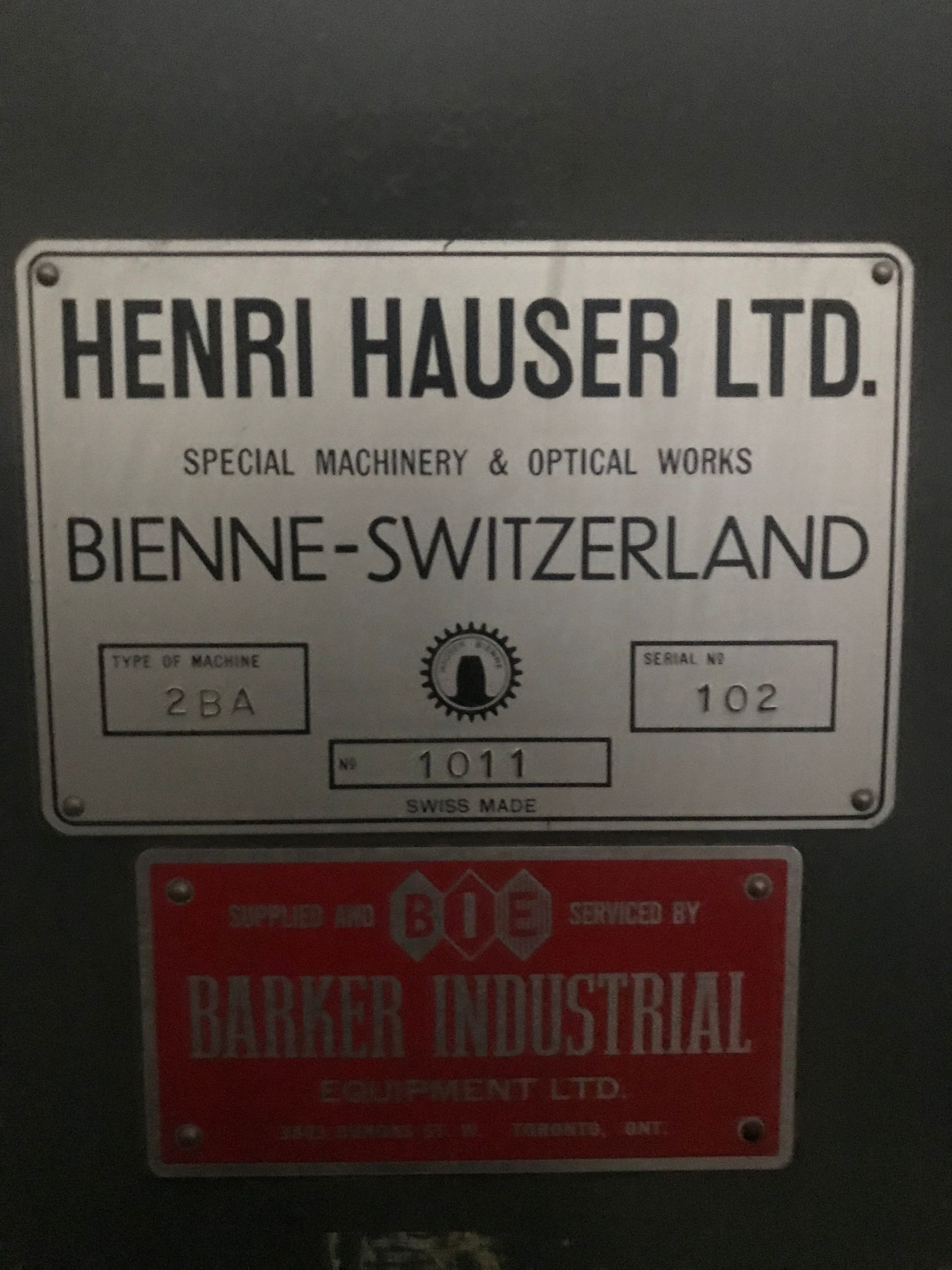 HAUSER 2BA - Jig Borers | Machine Hub