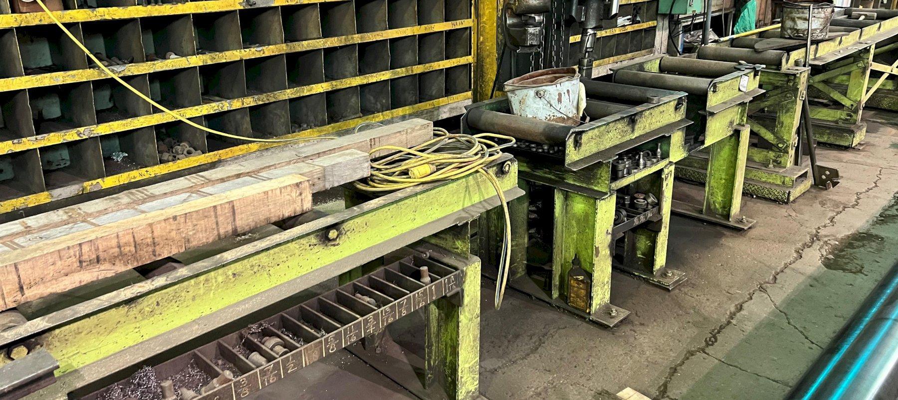 20’ X 20” HEAVY DUTY ROLLER CONVEYOR, (4) SECTIONS: STOCK 18710