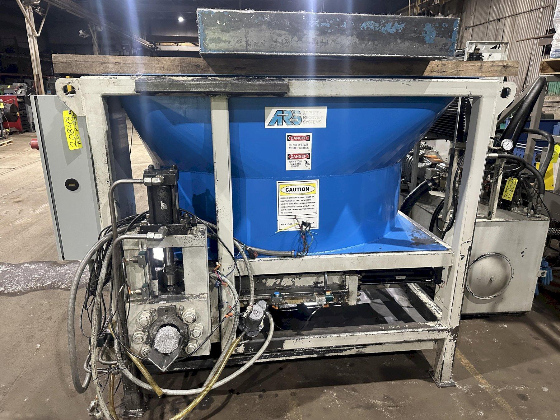 APPLIED RECOVERY SYSTEMS MODEL RST1000 PUCK MACHINE: STOCK #20843