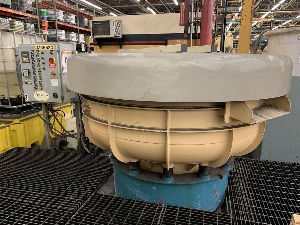 27.5 FT3 ROSLER R-780 FLAT BOTTOM ROTARY VIBRATORY FINISHER | Deer ...