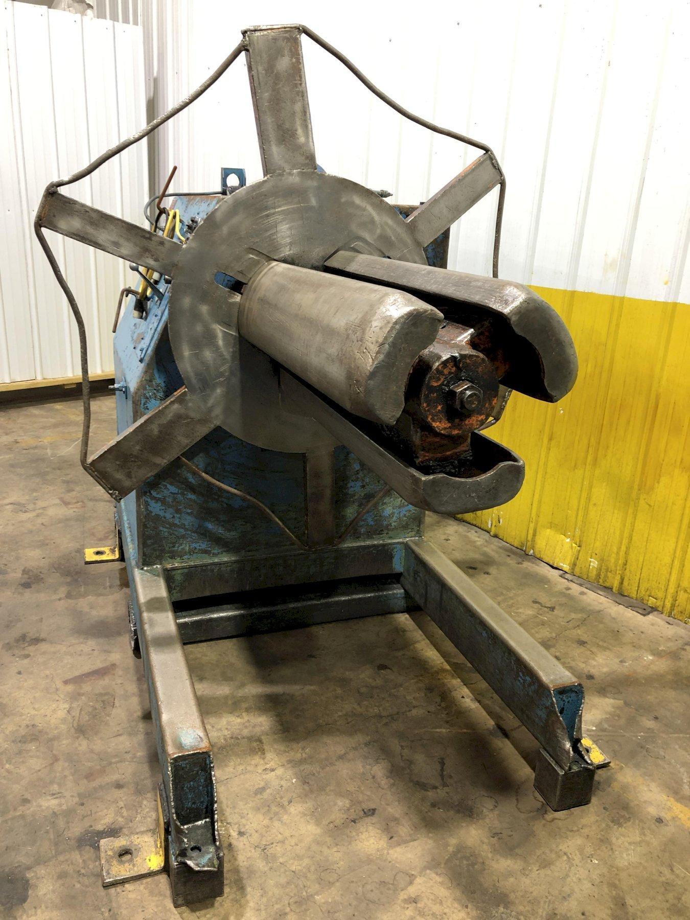 10,000 LB X AMERICAN STEEL LINE MOTORIZED COIL REEL UNCOILER: STOCK 17199