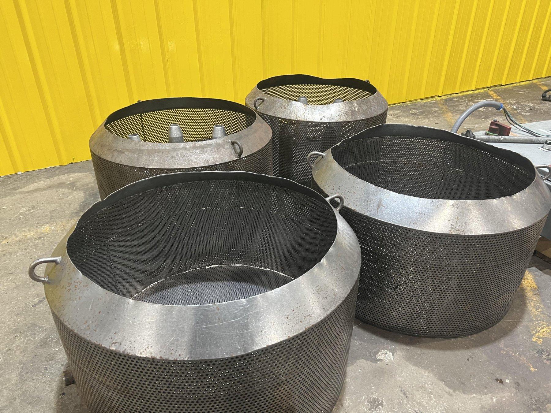 425 LB BARRETT MODEL #1100 EXTRACTOR CENTRIFUGE CHIP SPINNER WRINGER ...