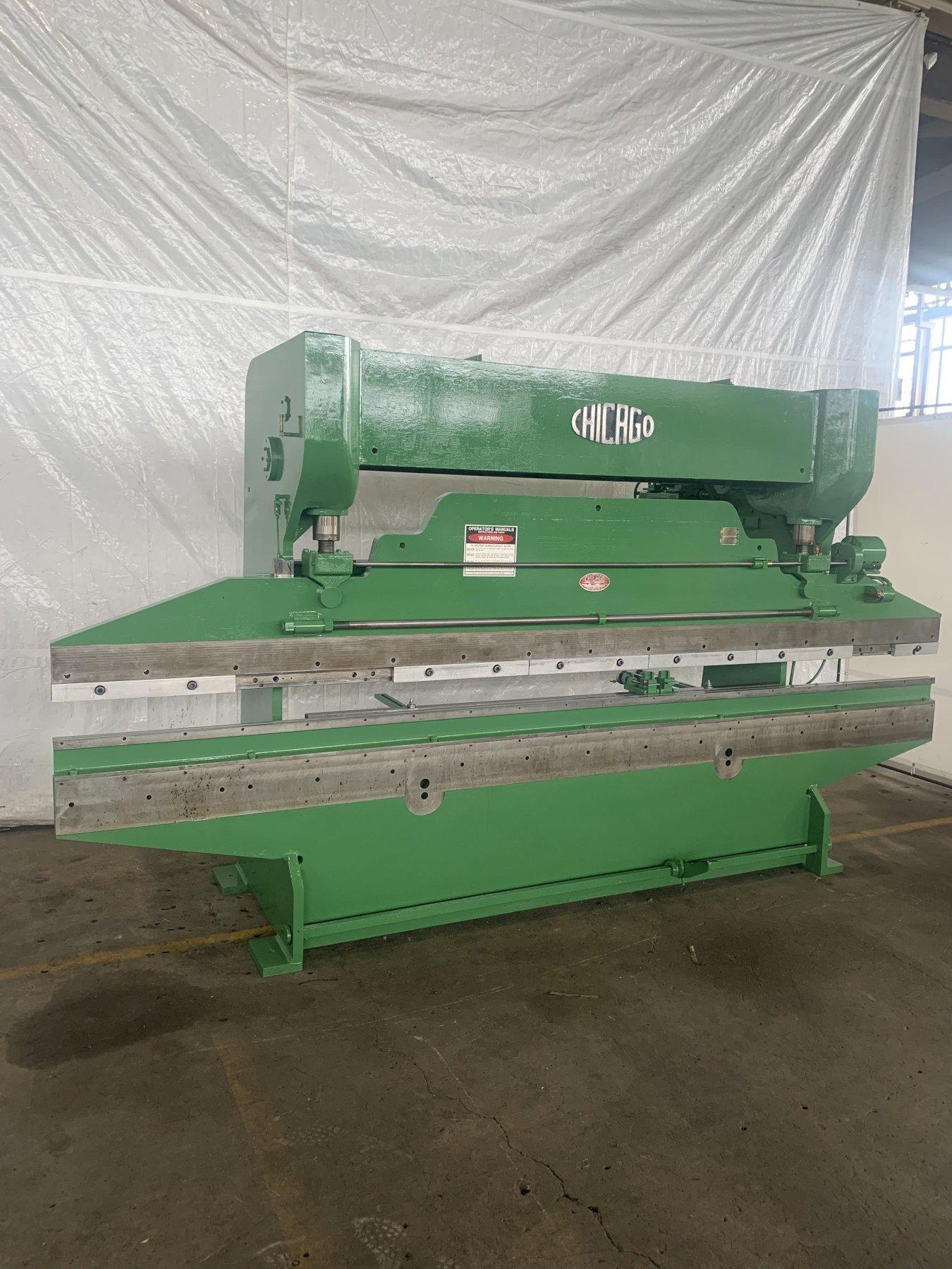 60/90 TON CHICAGO DREIS & KRUMP 8L14 SPEC POWER PRESS BRAKE. STOCK ...