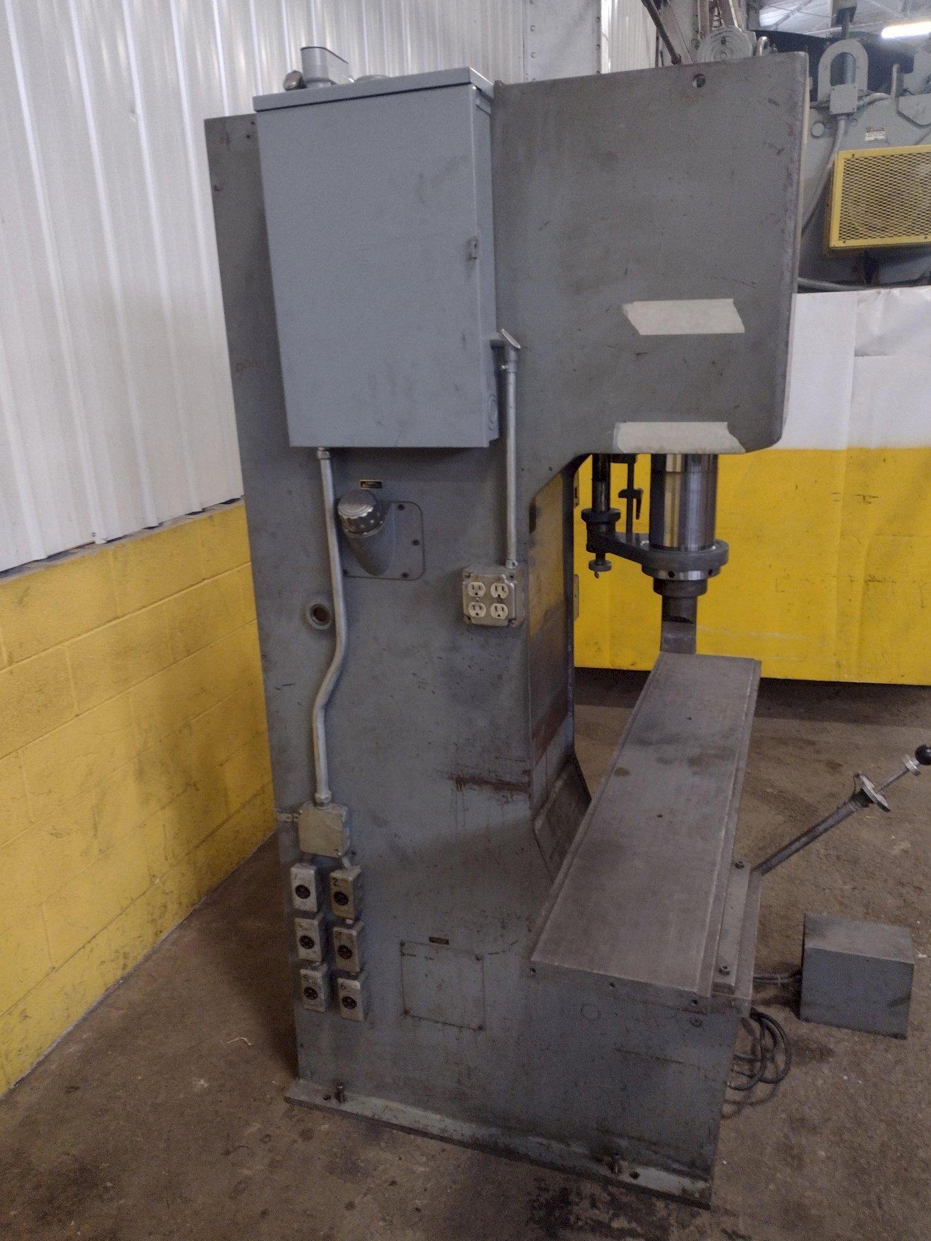 25 TON EITEL MODEL #RP25 HYDRAULIC PRECISION STRAIGHTENING PRESS, NEW ...