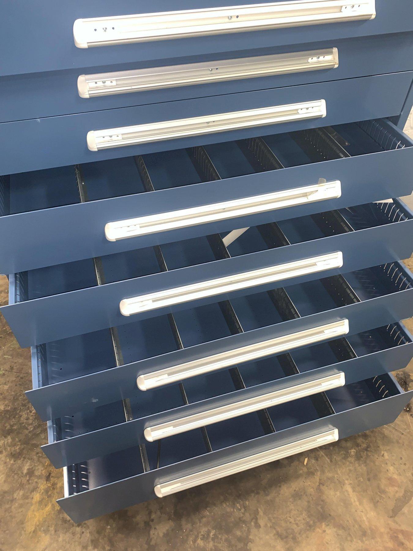9 DRAWER VIDMAR CABINET: STOCK #12456
