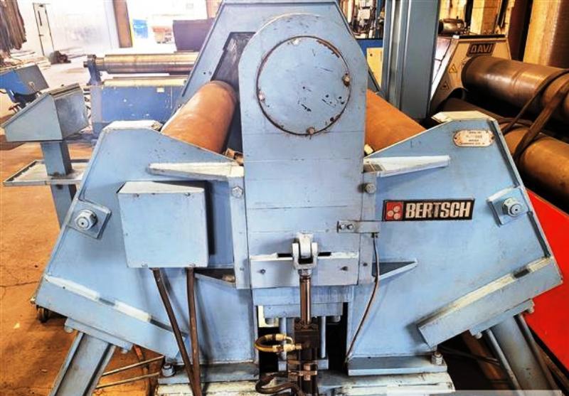 Bertsch 80-78FR 3/4″ x 8′ Hydraulic 4-Roll Double Pinch Plate Roll ...