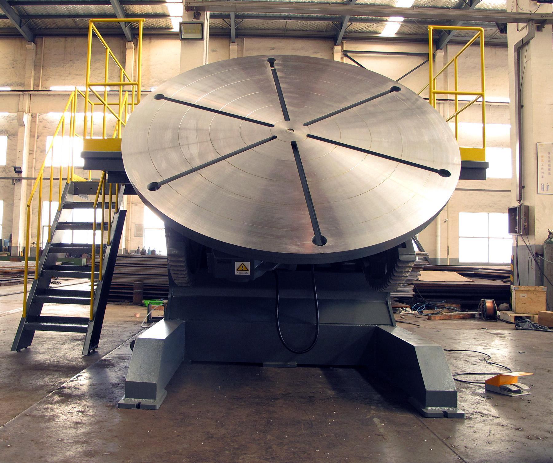 NEW, 44,000 LB. WELDING POSITIONER WITH OPERATOR PLATFORM | Harris ...