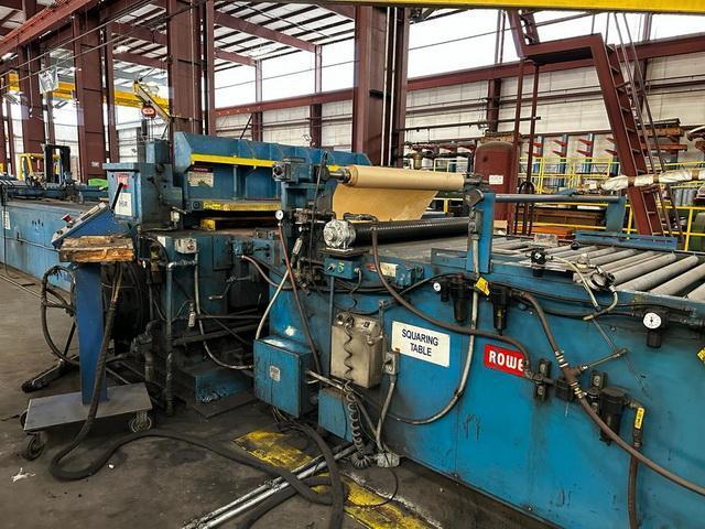 60” x .125” x 40,000# Rowe / Herr Voss Cut-To-Length Line with 6HI ...
