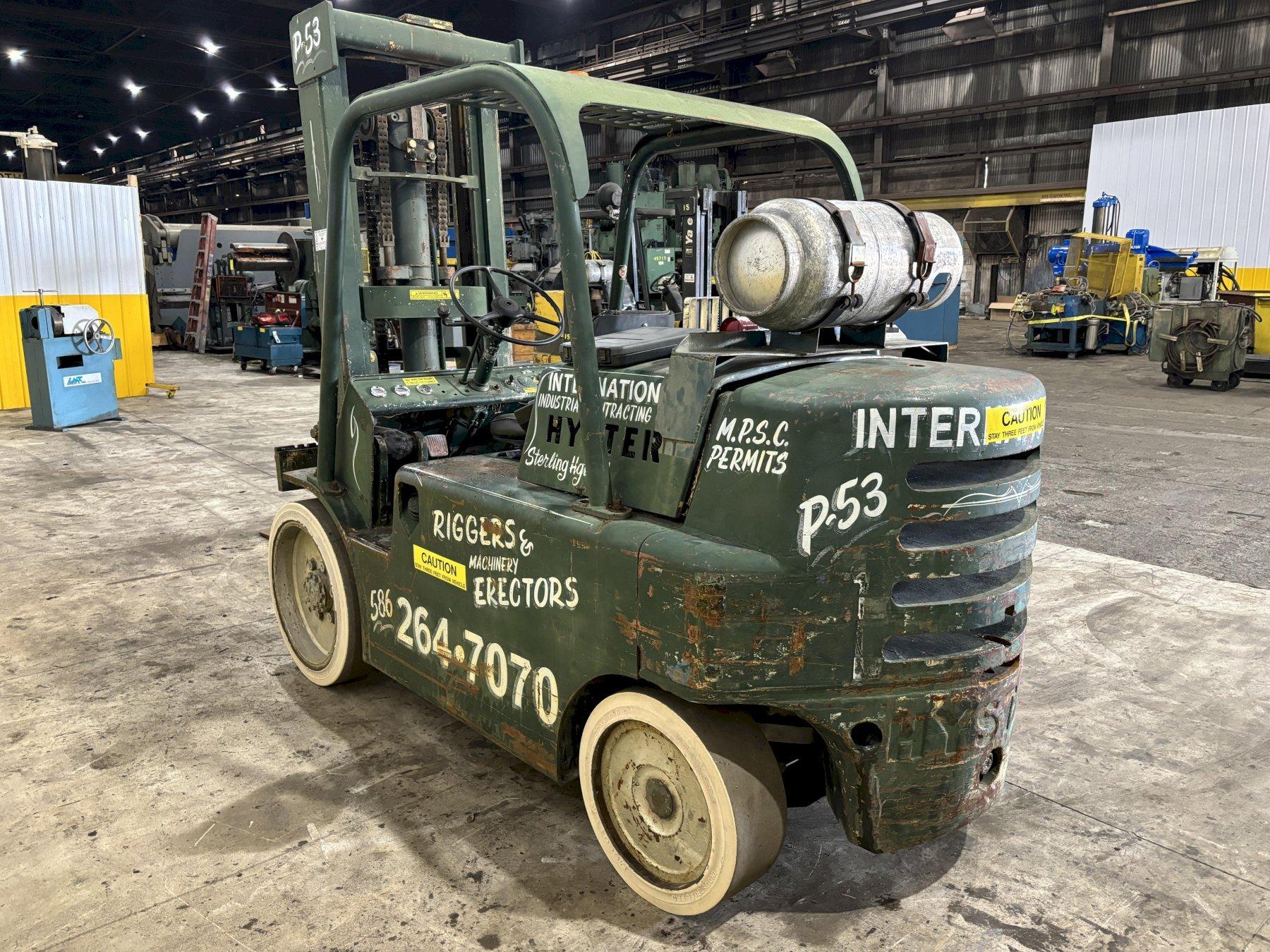 15,000 LBS HYSTER S150A FORKLIFT: STOCK #22005