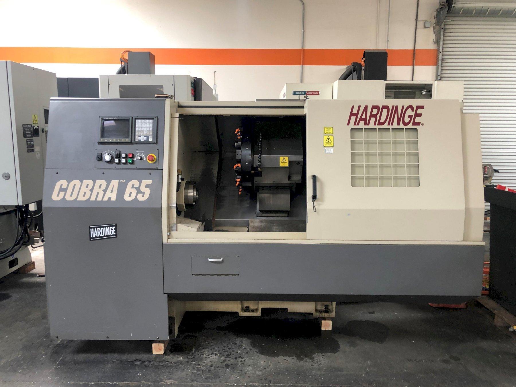 Hardinge Cobra 65 CNC Lathe with: Fanuc 21-TB CNC Control, 22″ Swing ...