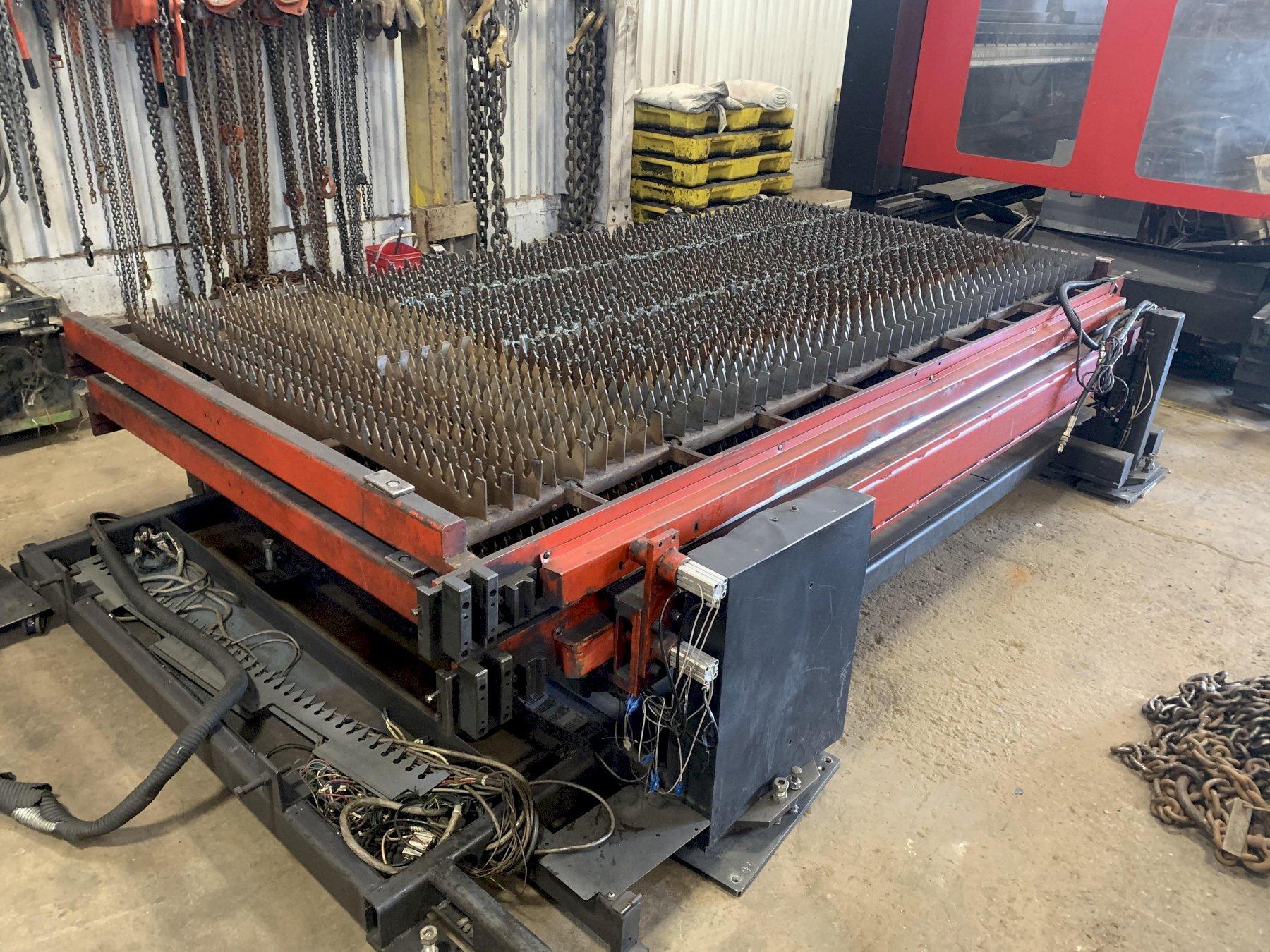 4000 Watt x 60″ x 120″ AMADA LASER CUTTING CELL WITH SHUTTLE TABLE ...