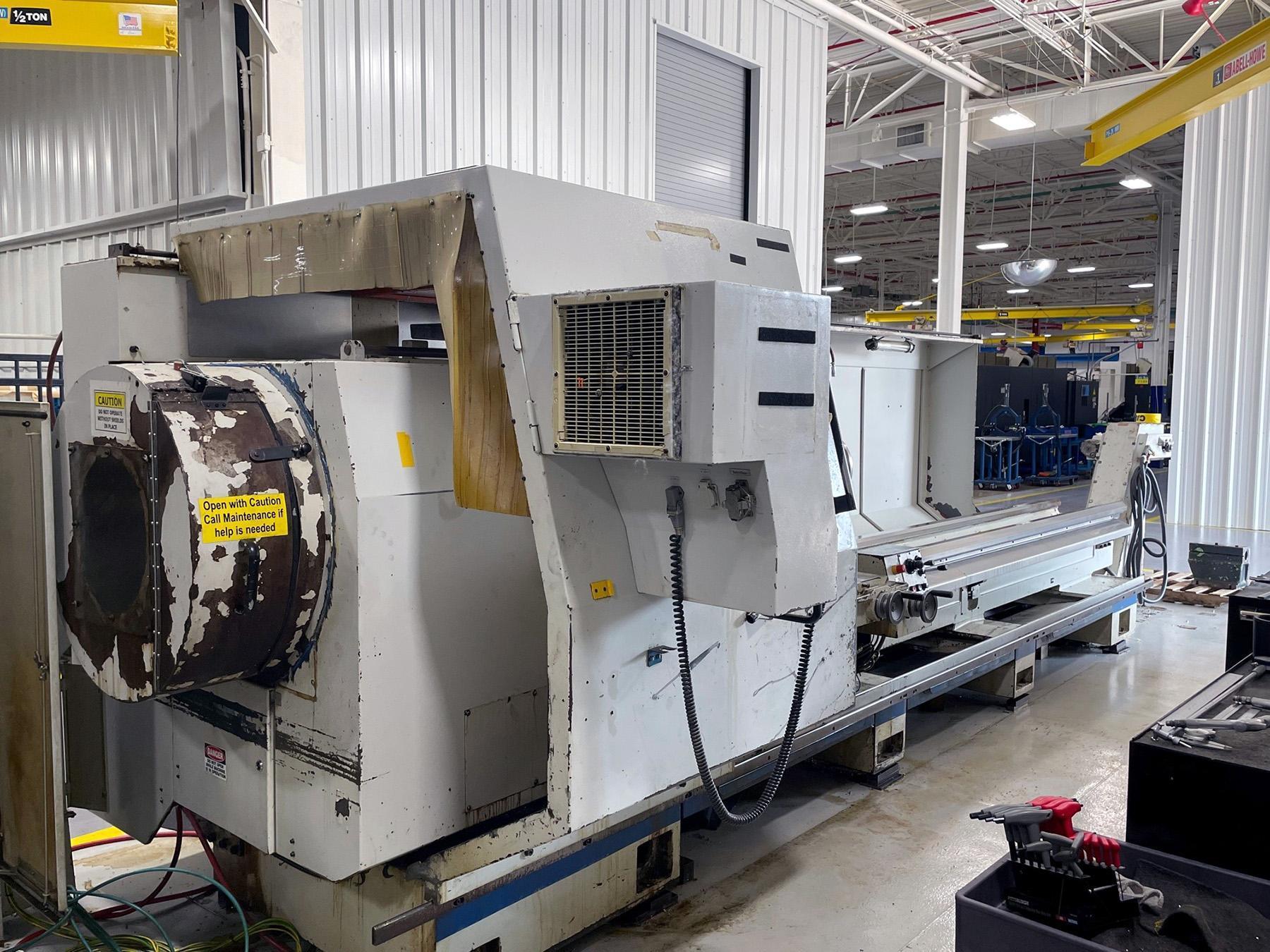 USED, WEILER MODEL E90 CNC HOLLOW SPINDLE LATHE | Harris Machine Tools