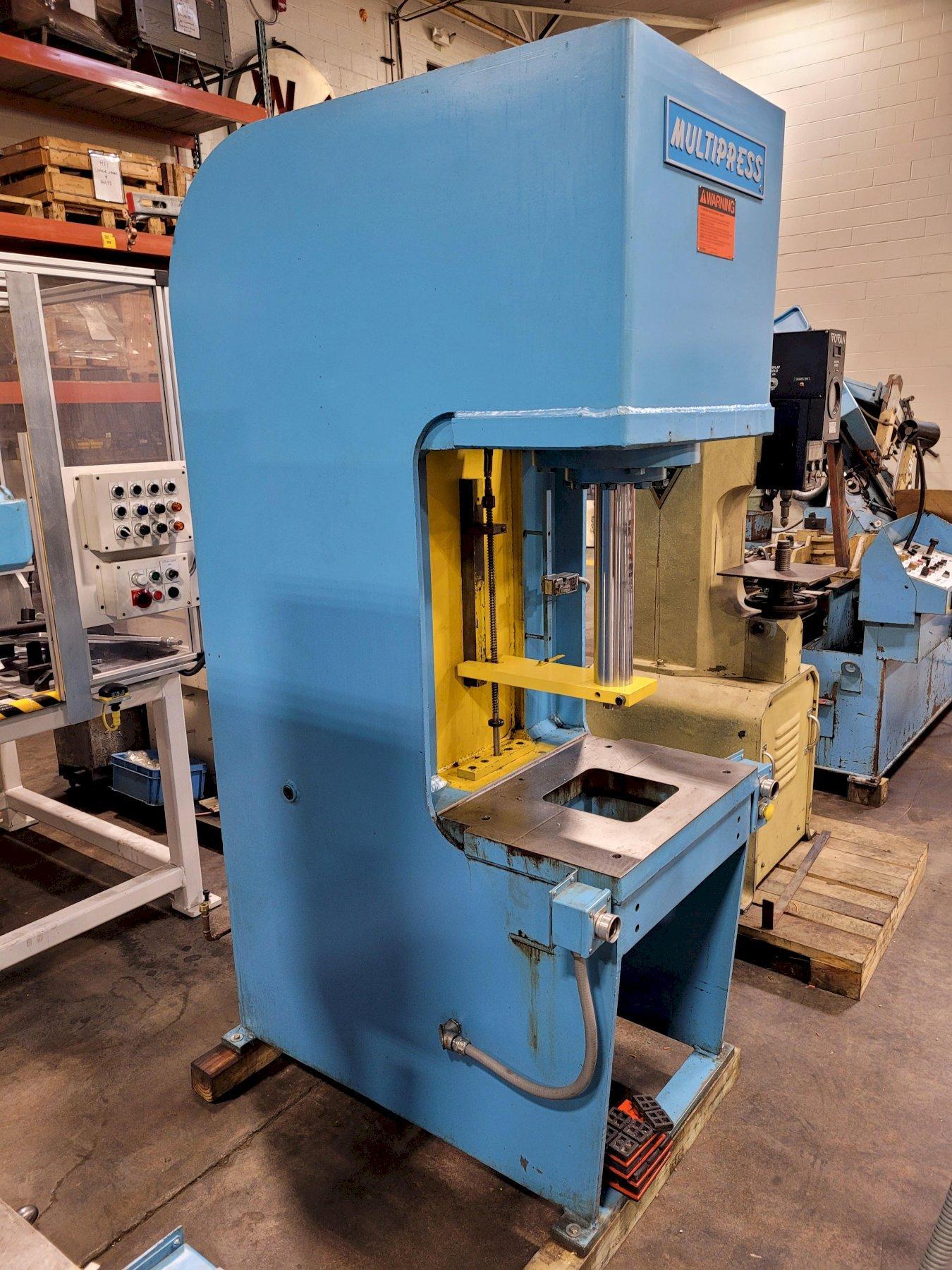 20 Ton MultiPress Model FH-20-20H Floor Type C-Frame Hydraulic Press 21 ...