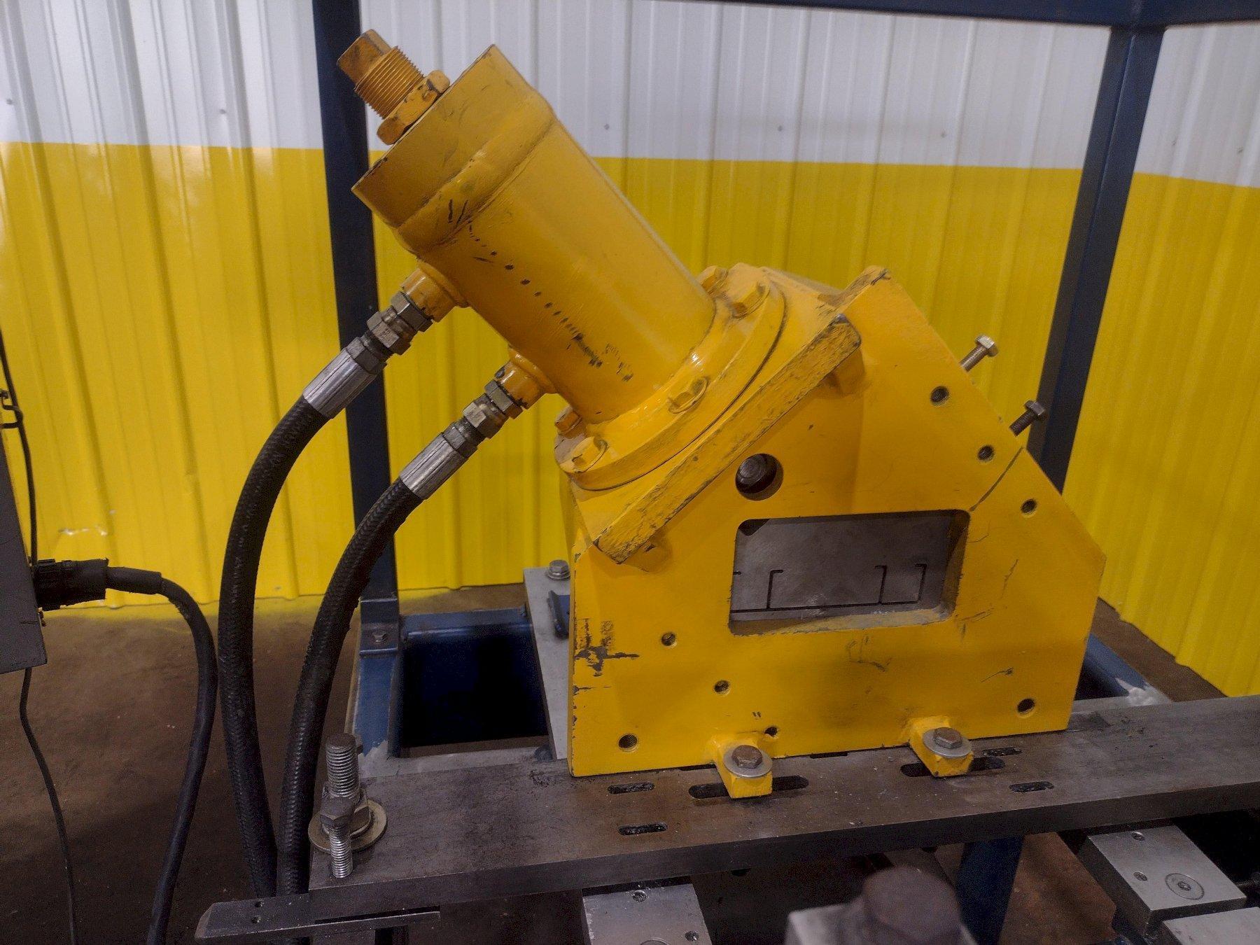 12 STAND X 10″ KNUDSON STUD & TRACK FRAMING ROLLFORMER, WITH AMS XL 200 ...