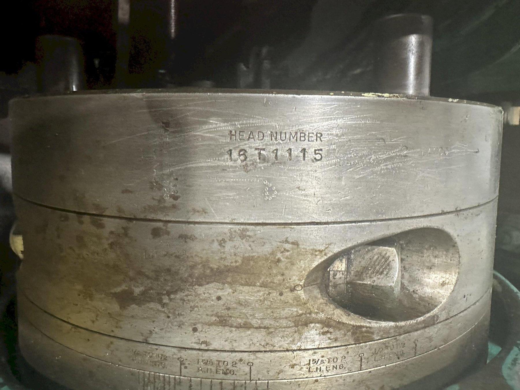 2″ LANDIS DOUBLE SPINDLE MODEL A THREAD CUTTER: STOCK #18849