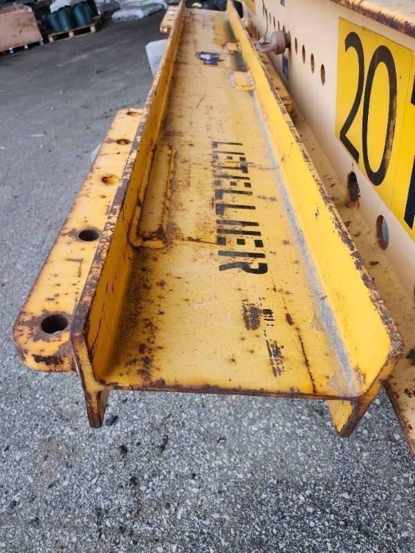 9,000 LBS X 8′ LETELLIER CRANE SPREADER BAR LIFTING BEAM: STOCK #22641