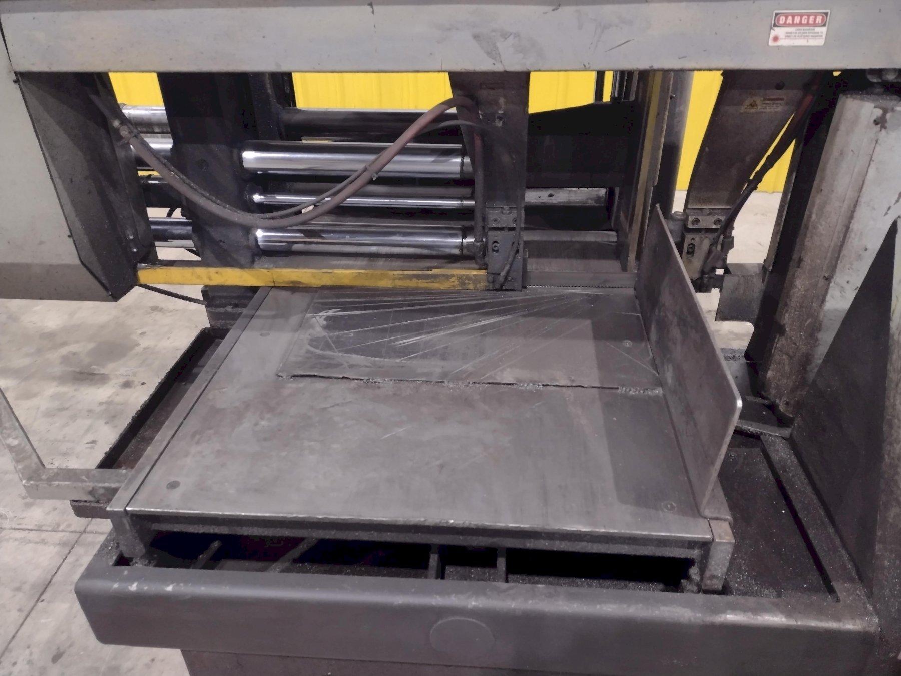 2002 HYD-MECH MODEL #M-20A HORIZONTAL BANDSAW: STOCK #22365