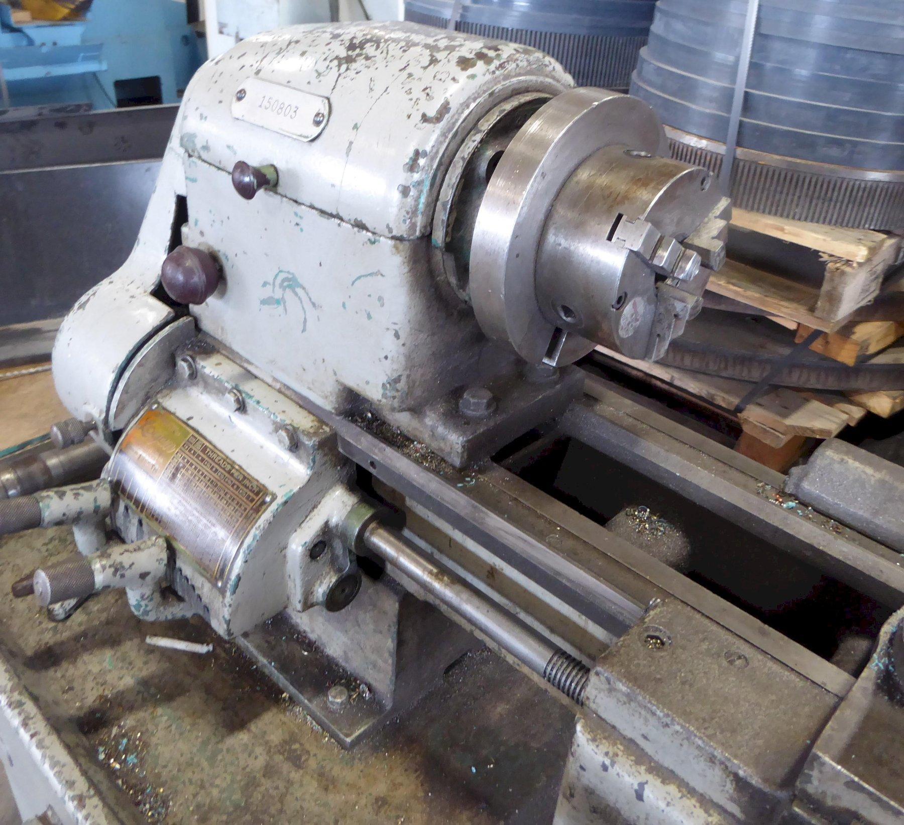 11″ x 24″ Logan Lathe Model 1955TH, Tooling, As-Is | C.W. Wood ...