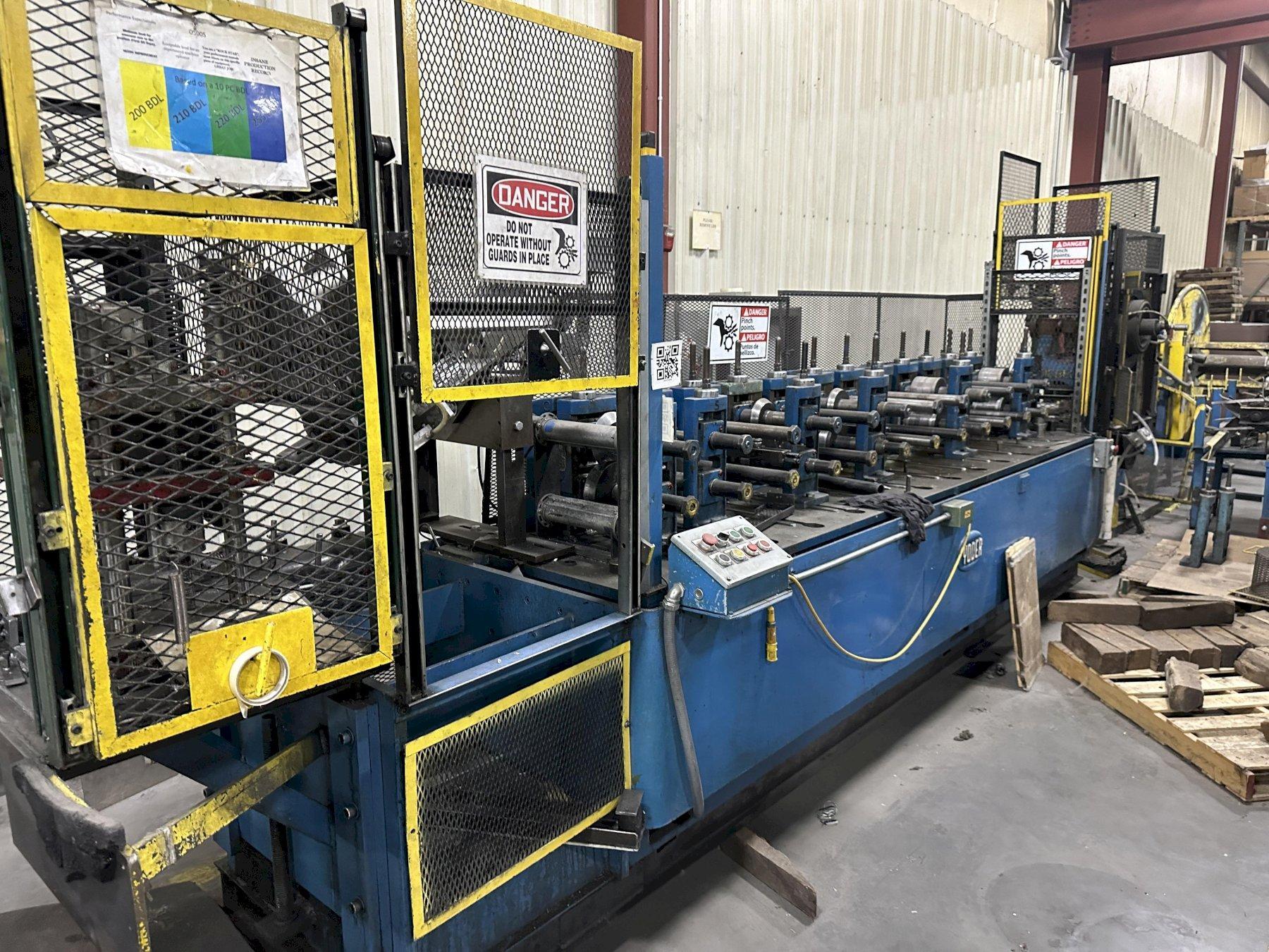 12 STAND X 1.5″ X 14″ ROLLSPACE YODER M1-1/2 ROLLFORMER: STOCK #22111