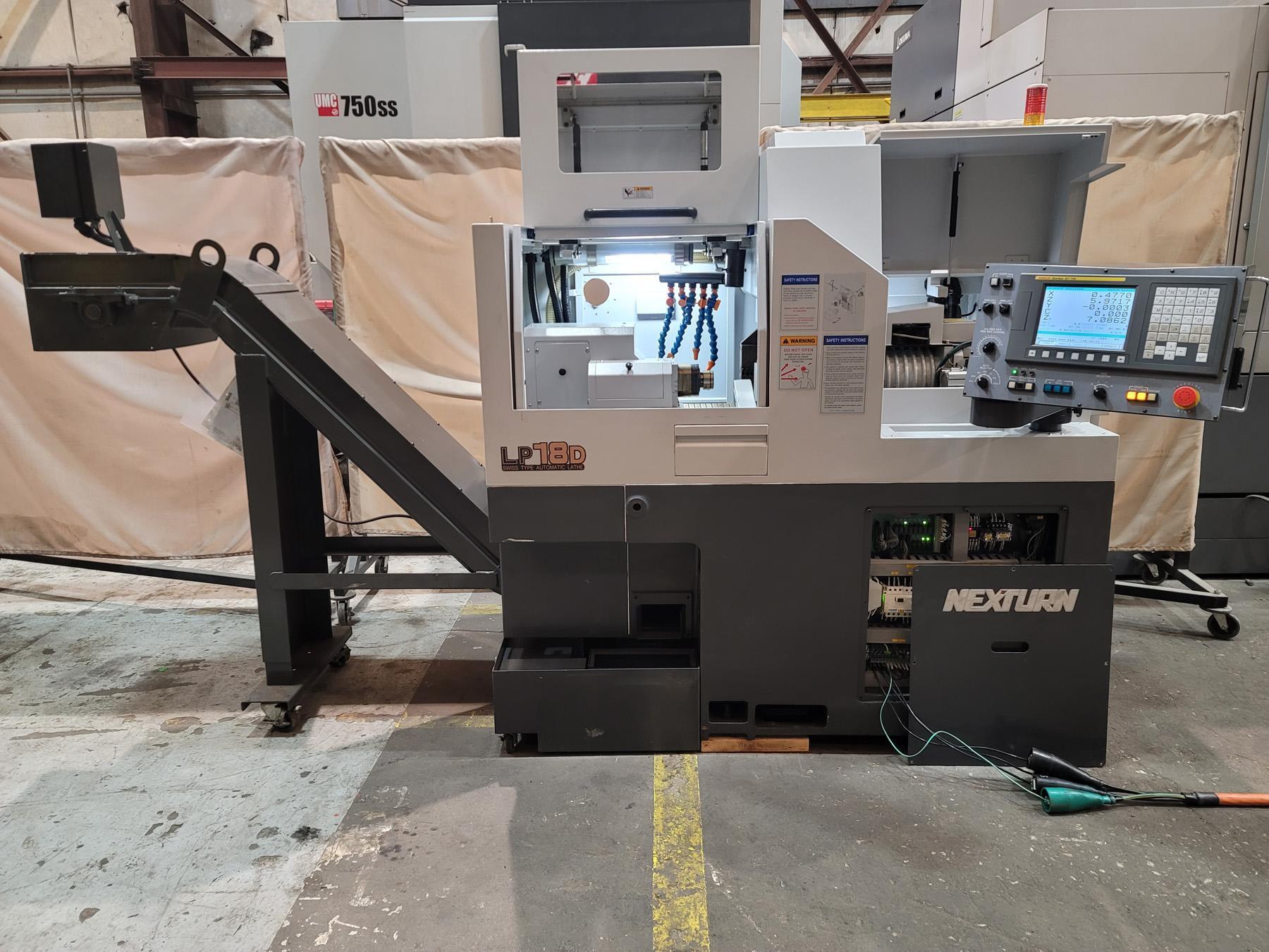 Used, Nexturn LP 18D Swiss Type CNC Lathe | Harris Machine Tools