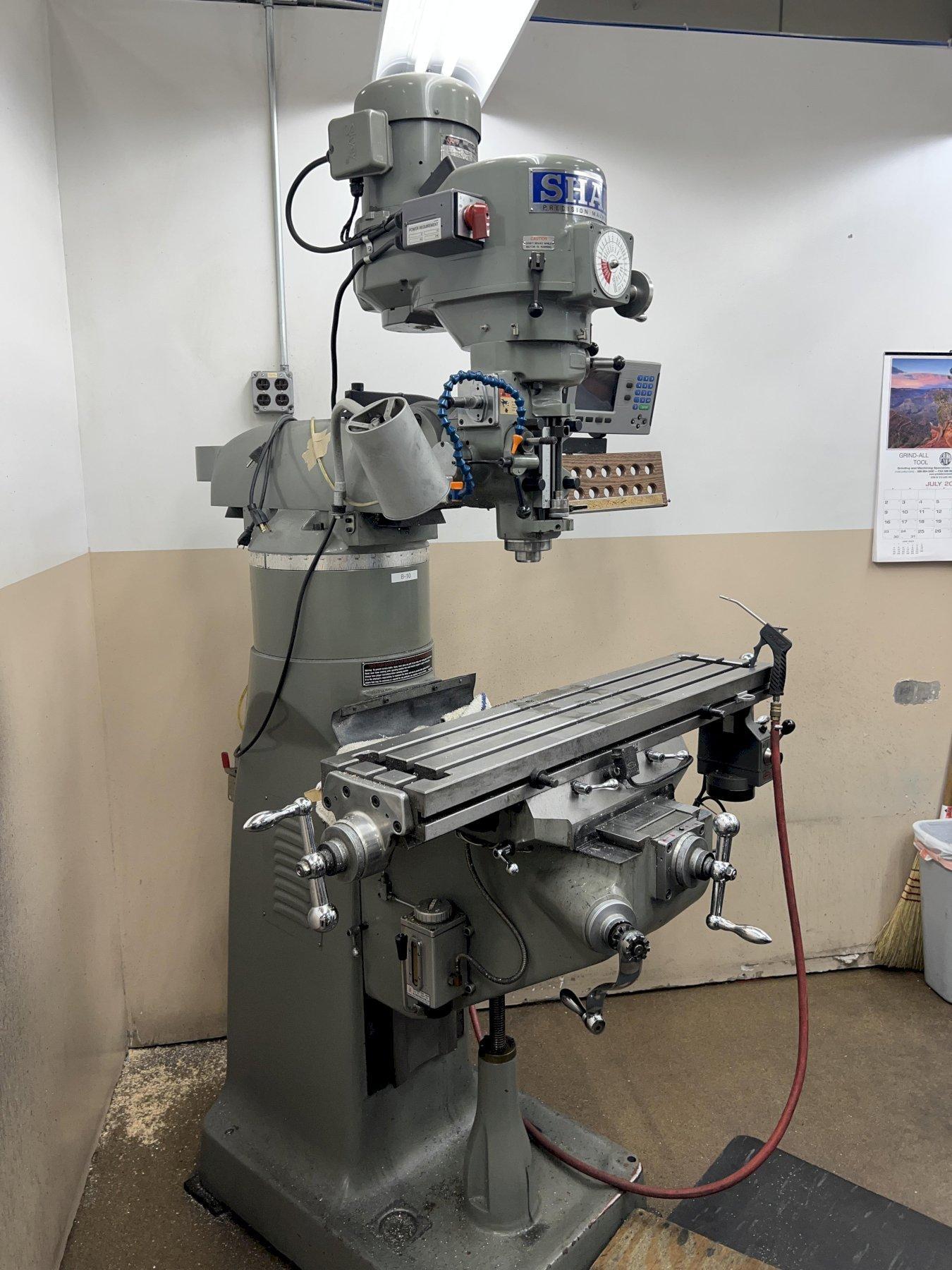 Sharp LMV-42 Vertical Knee Mill -2007 for sale | Buy and Sell Surplus CNC Machinery | Tramar ...