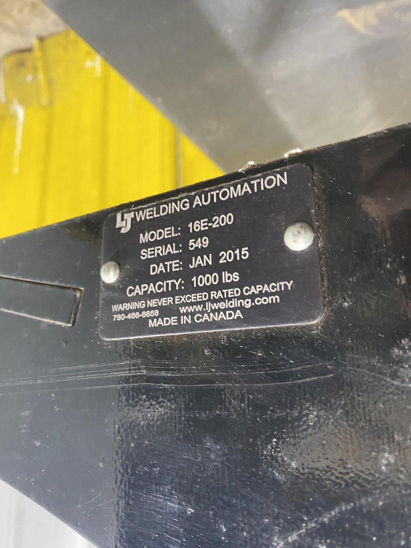 16″ LJ WELDING AUTOMATION ELBOW PIPE WELDING JIGS & FIXTURES: STOCK #18662