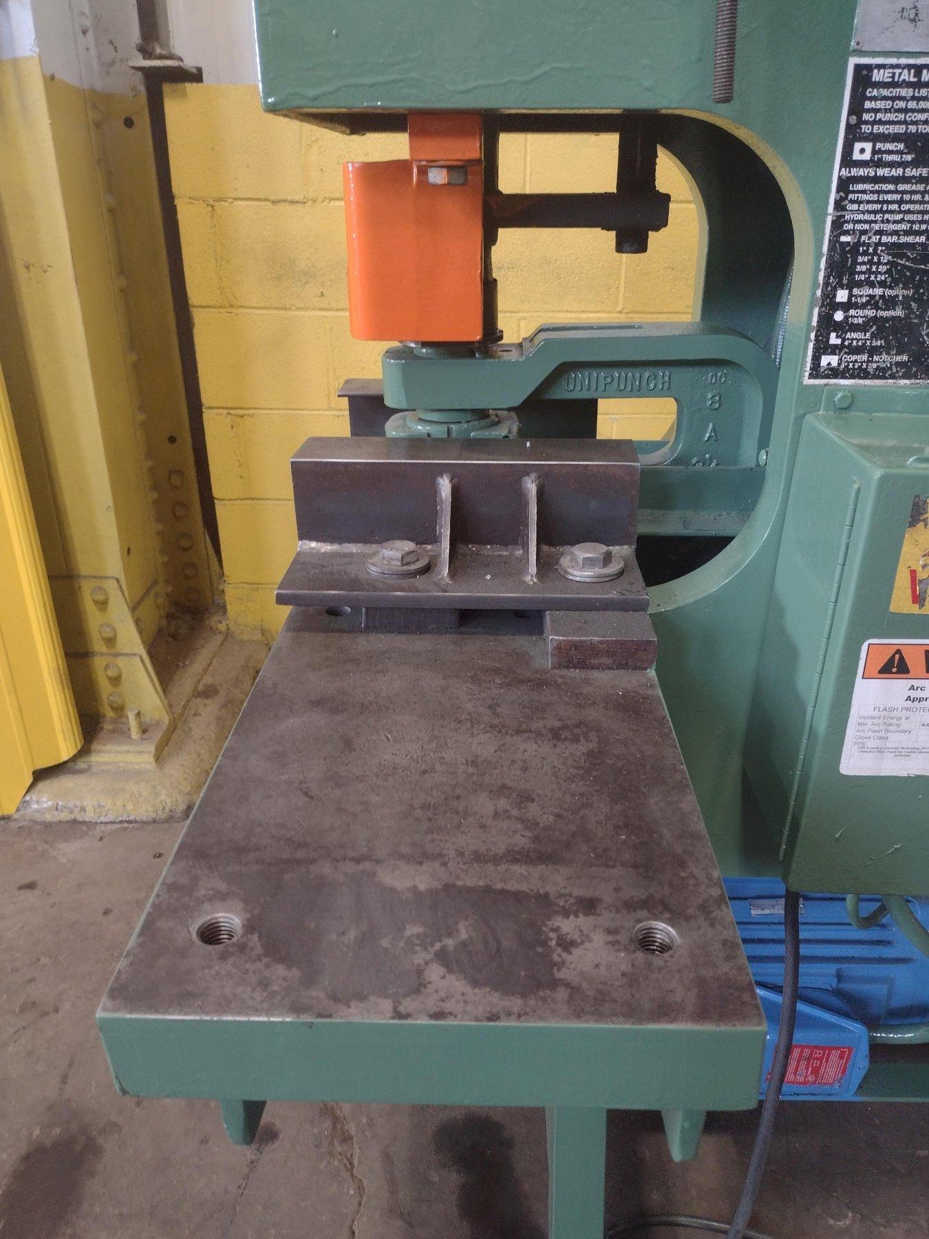 70 TON METAL MUNCHER MODEL #MM-70 HYDRAULIC IRONWORKER: STOCK #15403