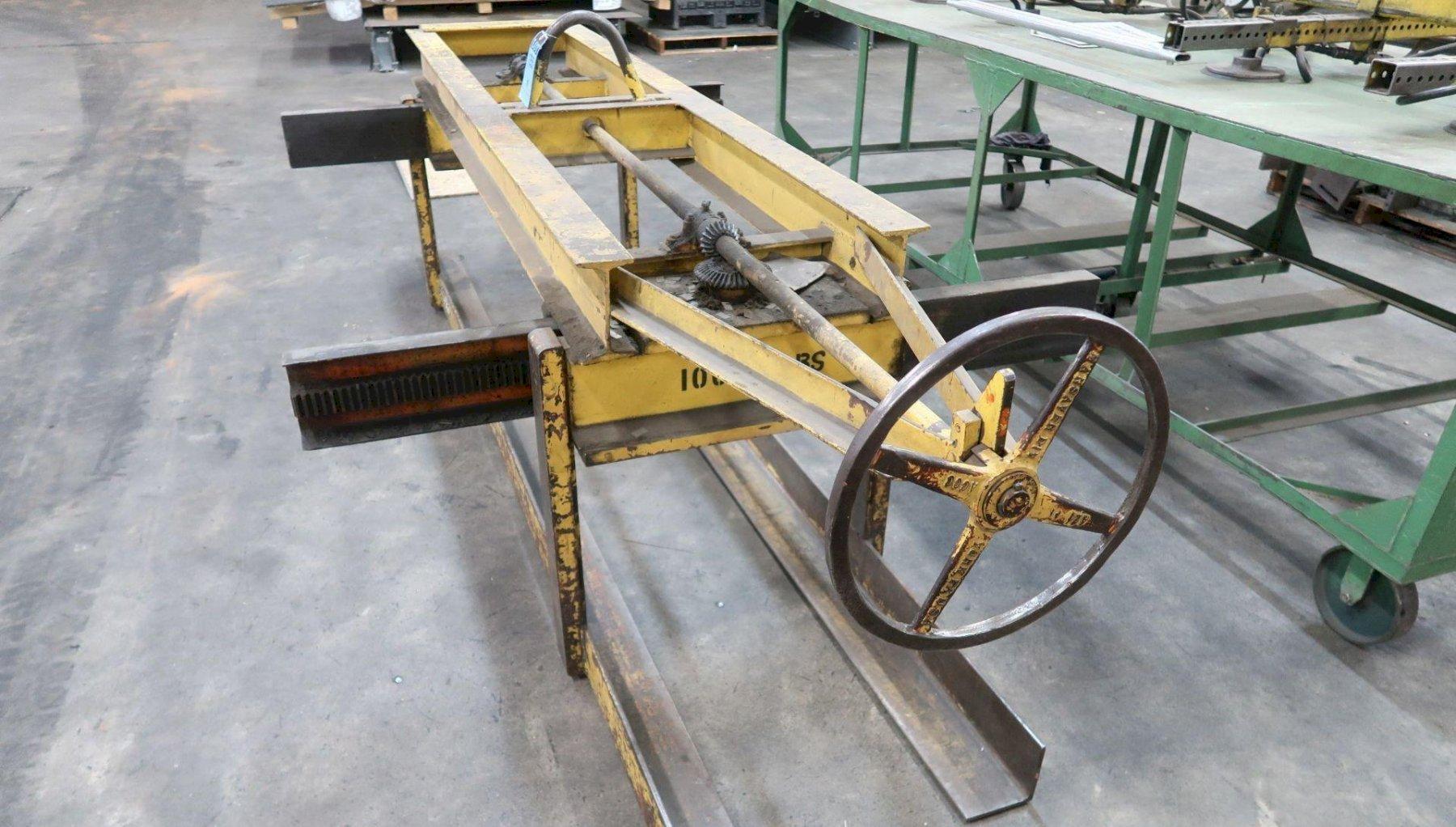 10,000 LBS X 10′ MANSAVER ADJUSTABLE SHEET LIFTER: STOCK #13459