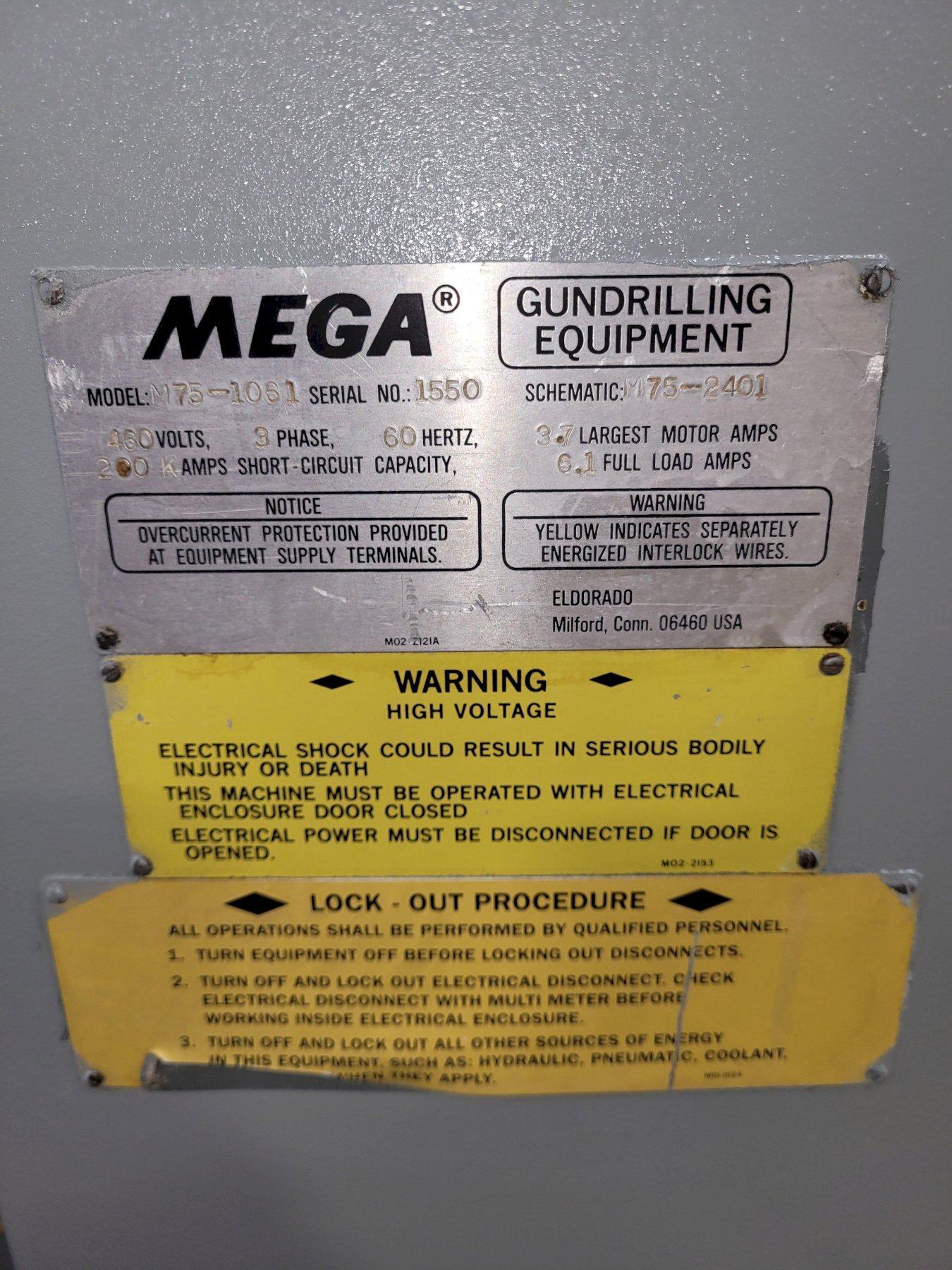 Eldorado Mega M-75-1061 Precision Deep Hole Gun Drill | Adams Machinery ...