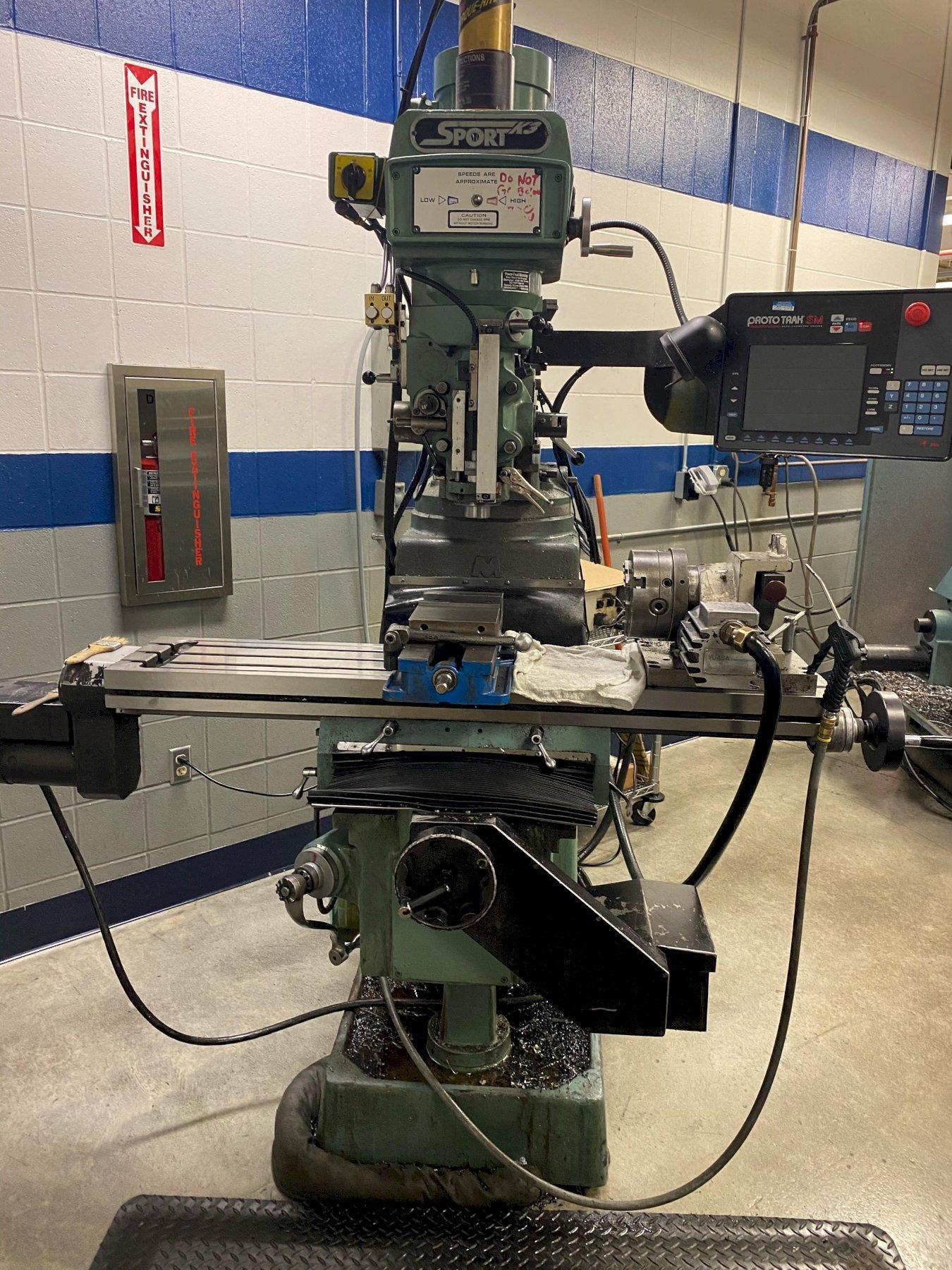 Proto Trak Sport K3 2-axis CNC Milling Machine with Proto Trak SM ...
